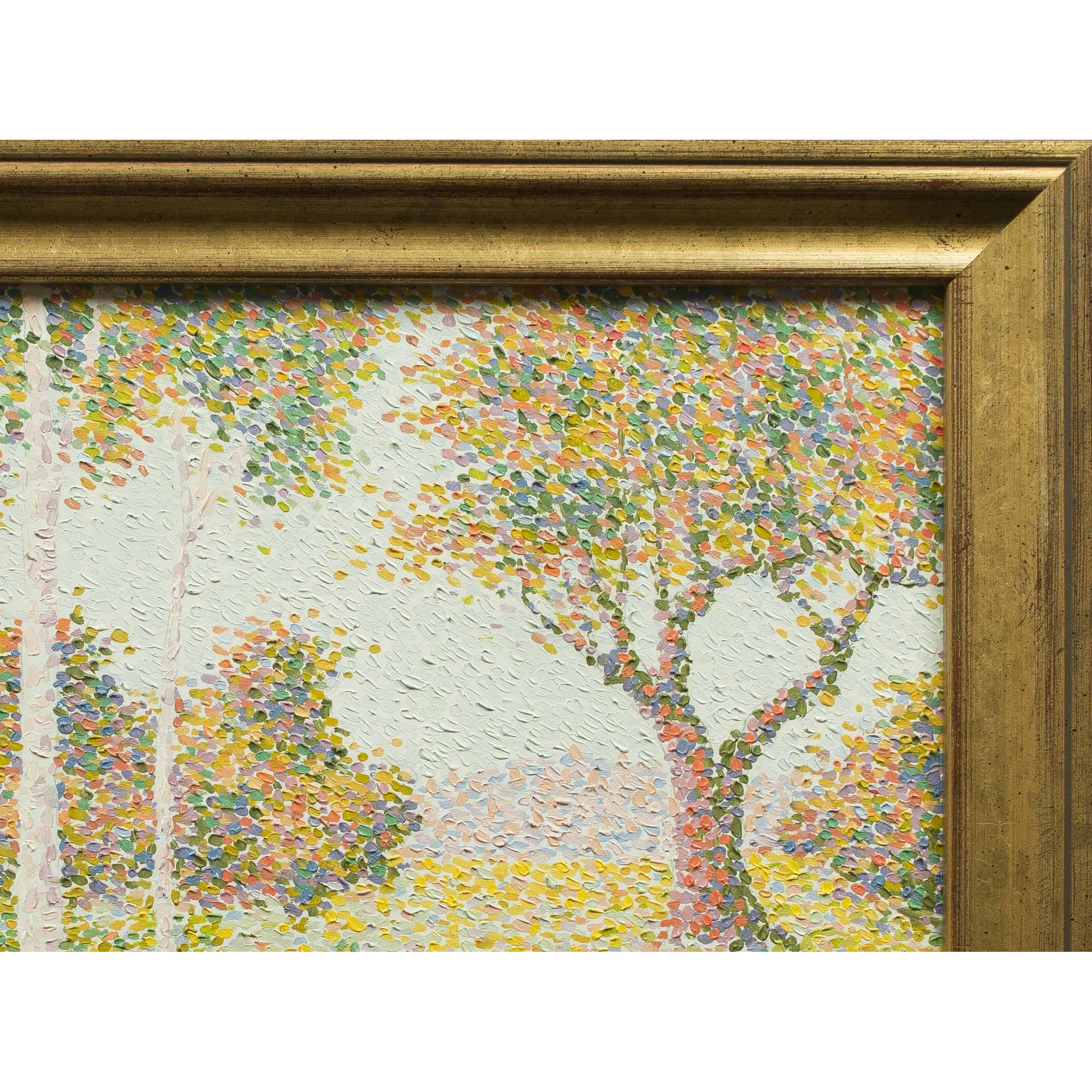 Roger Cornut (born 1928) Pointillist Oil Painting | Witherell's Auction ...