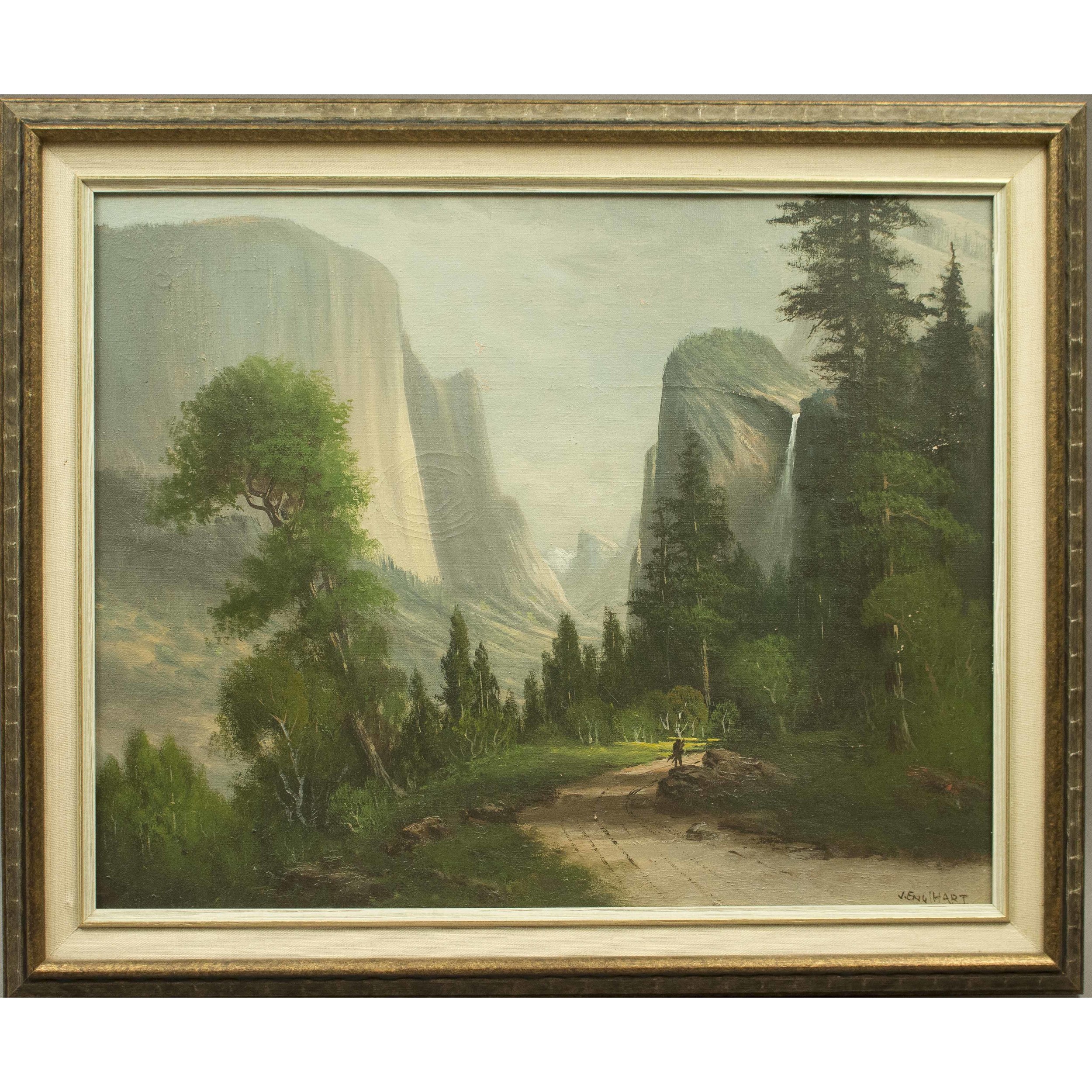John Engelhart (1867-1915) Yosemite Valley Painting | Witherell's ...