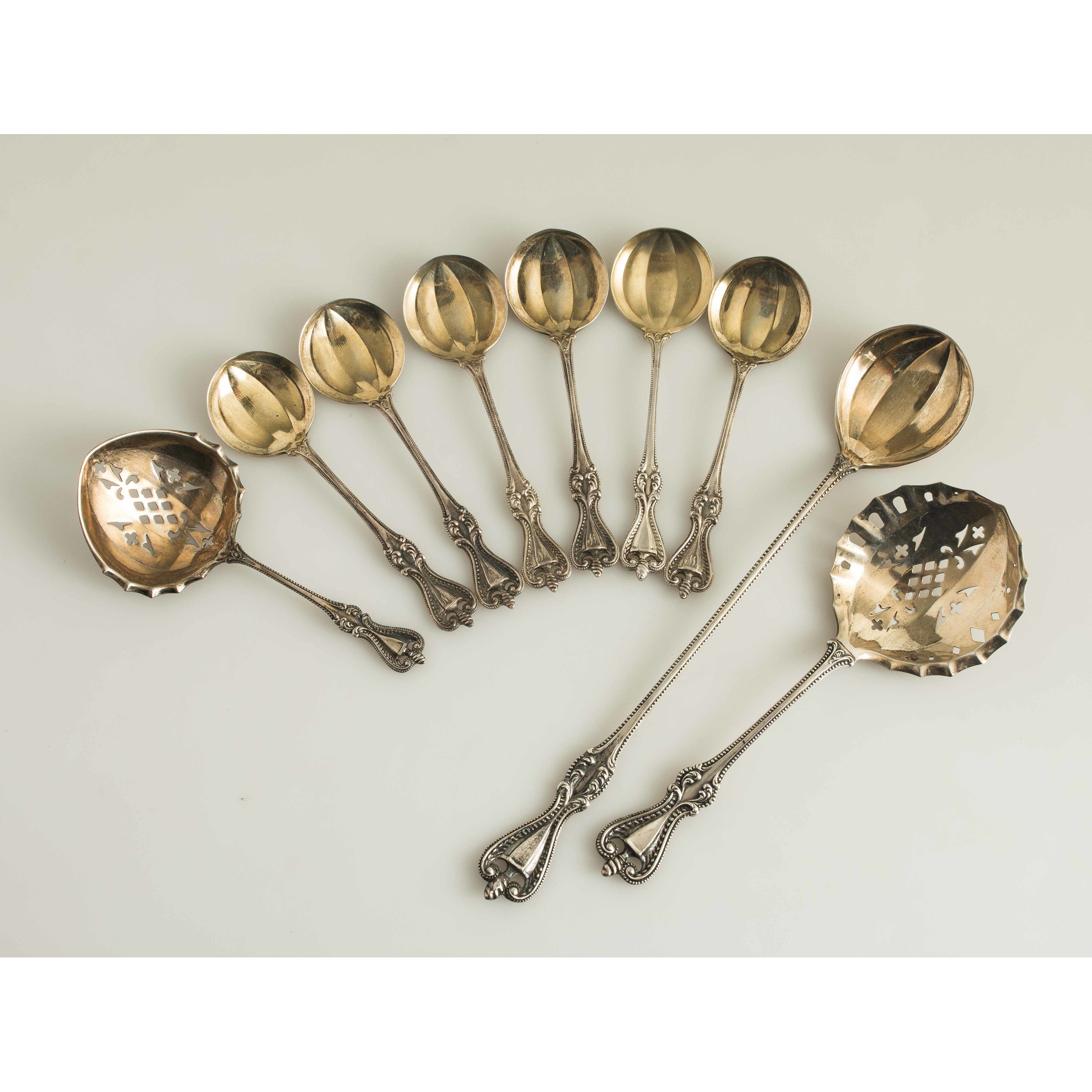 Old Colonial Sterling Chocolate Spoons & Assorted Spoons | Witherell's ...