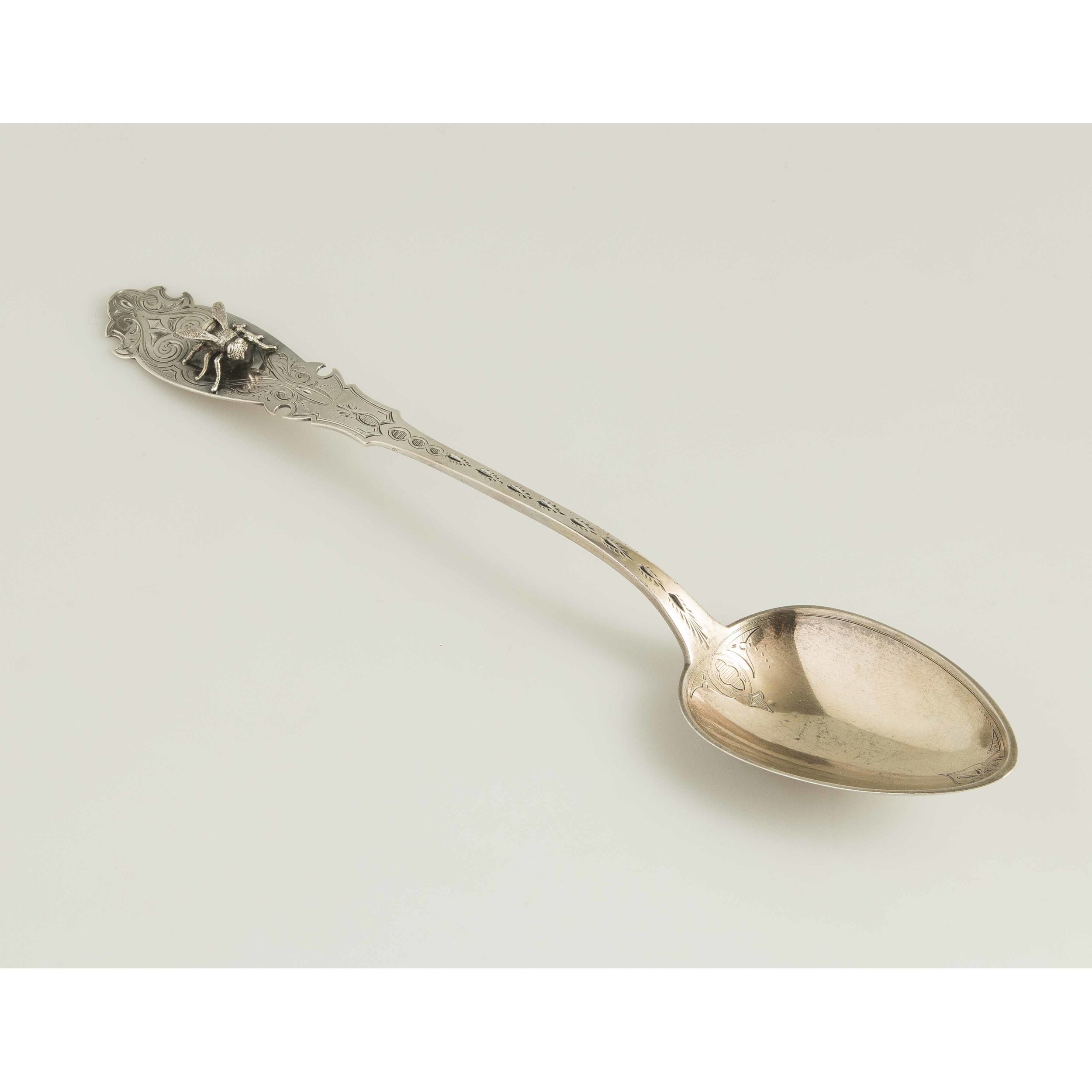 George Sharp Silver Serving Spoon | Witherell's Auction House