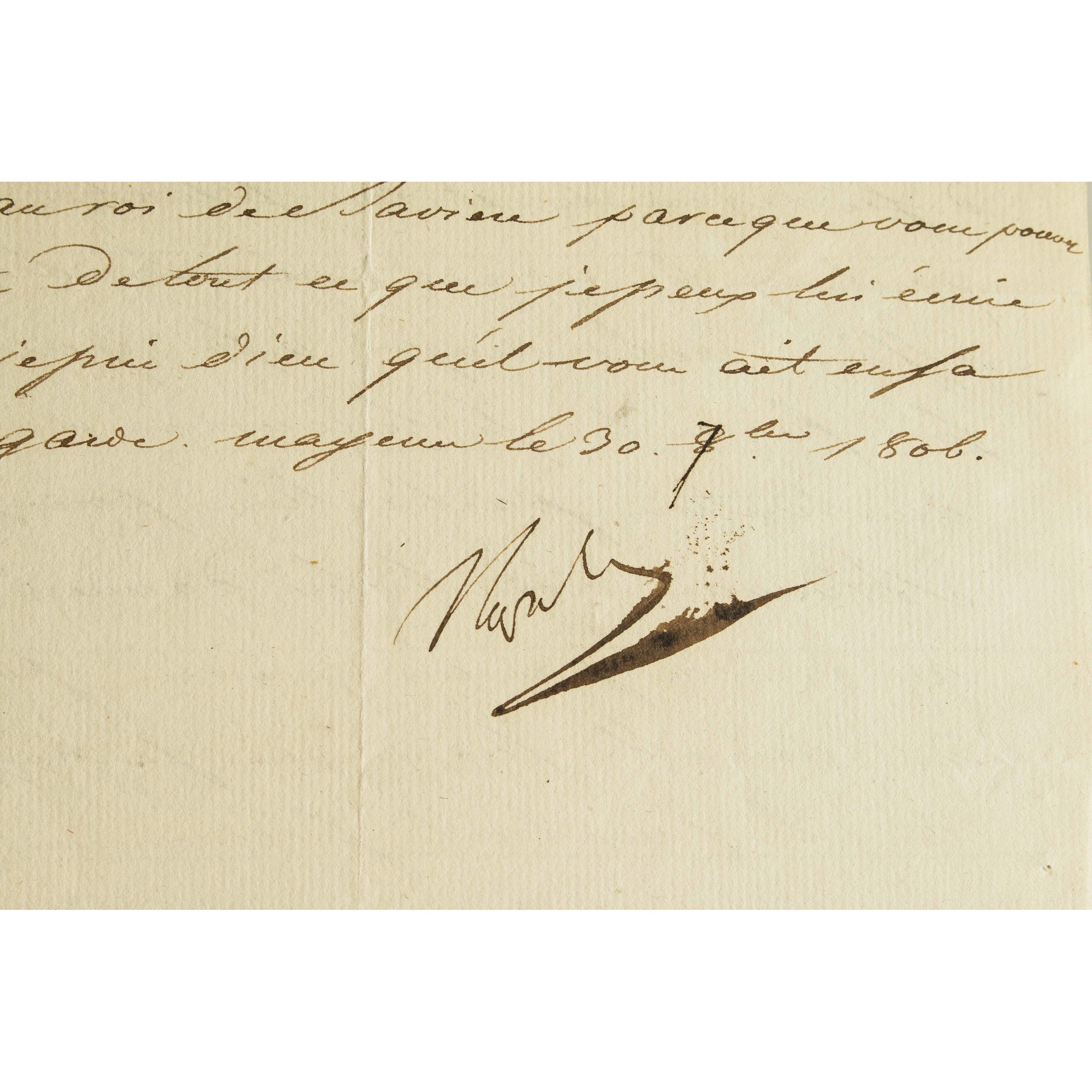 Napoleon I (1769-1821) Signed Letter | Witherell's Auction House