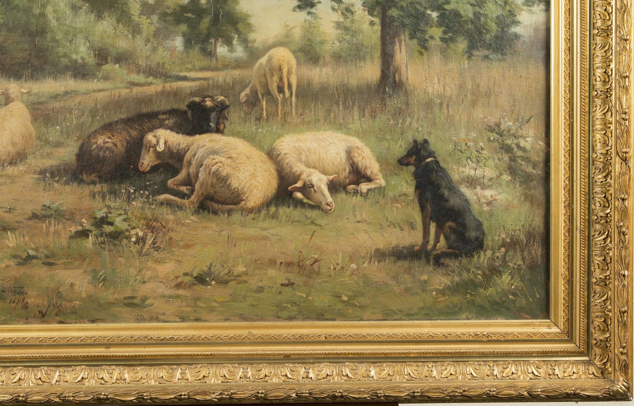 Matilda Lotz Painting | Witherell's Auction House