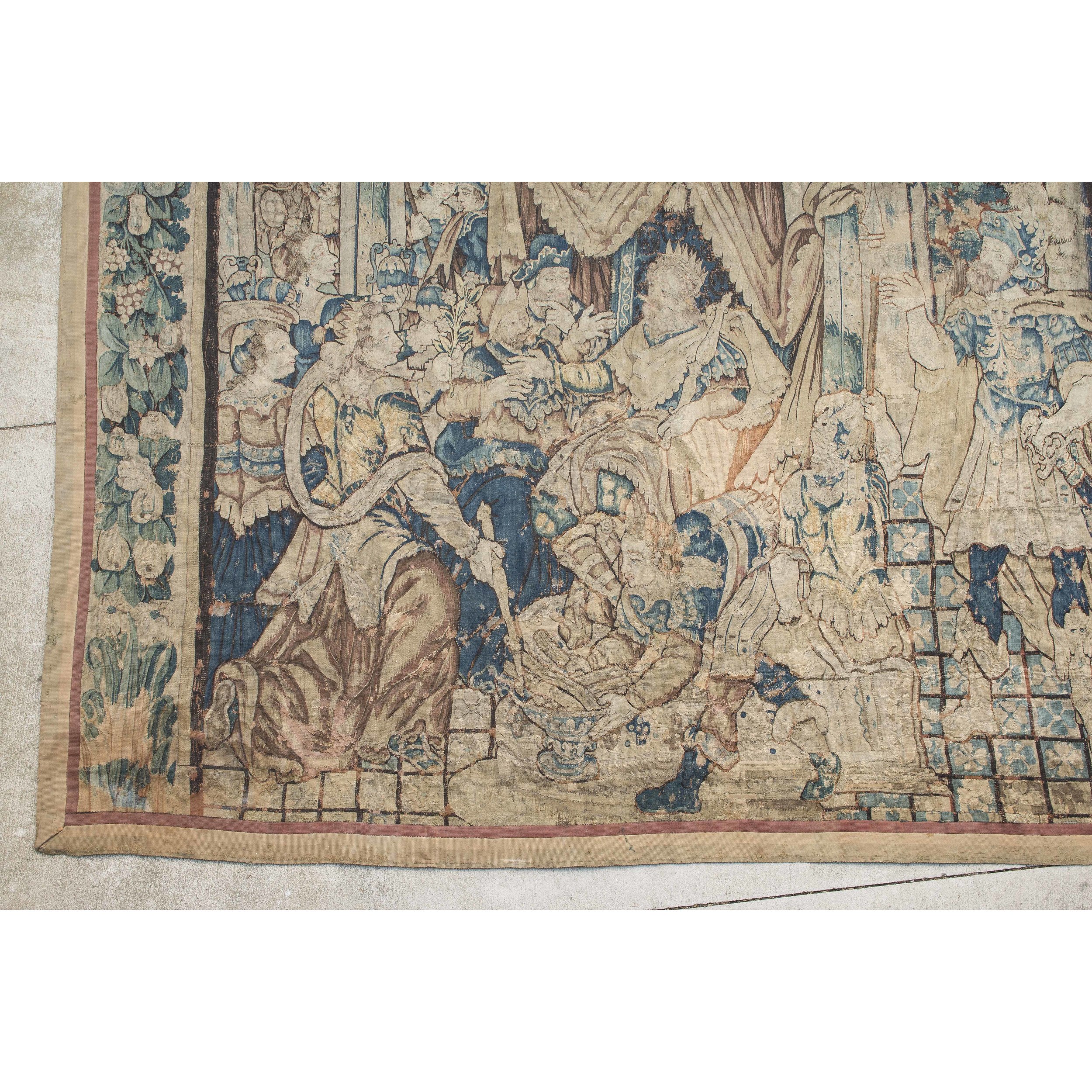 18th c. Flemish Baroque Tapestry | Witherell's Auction House