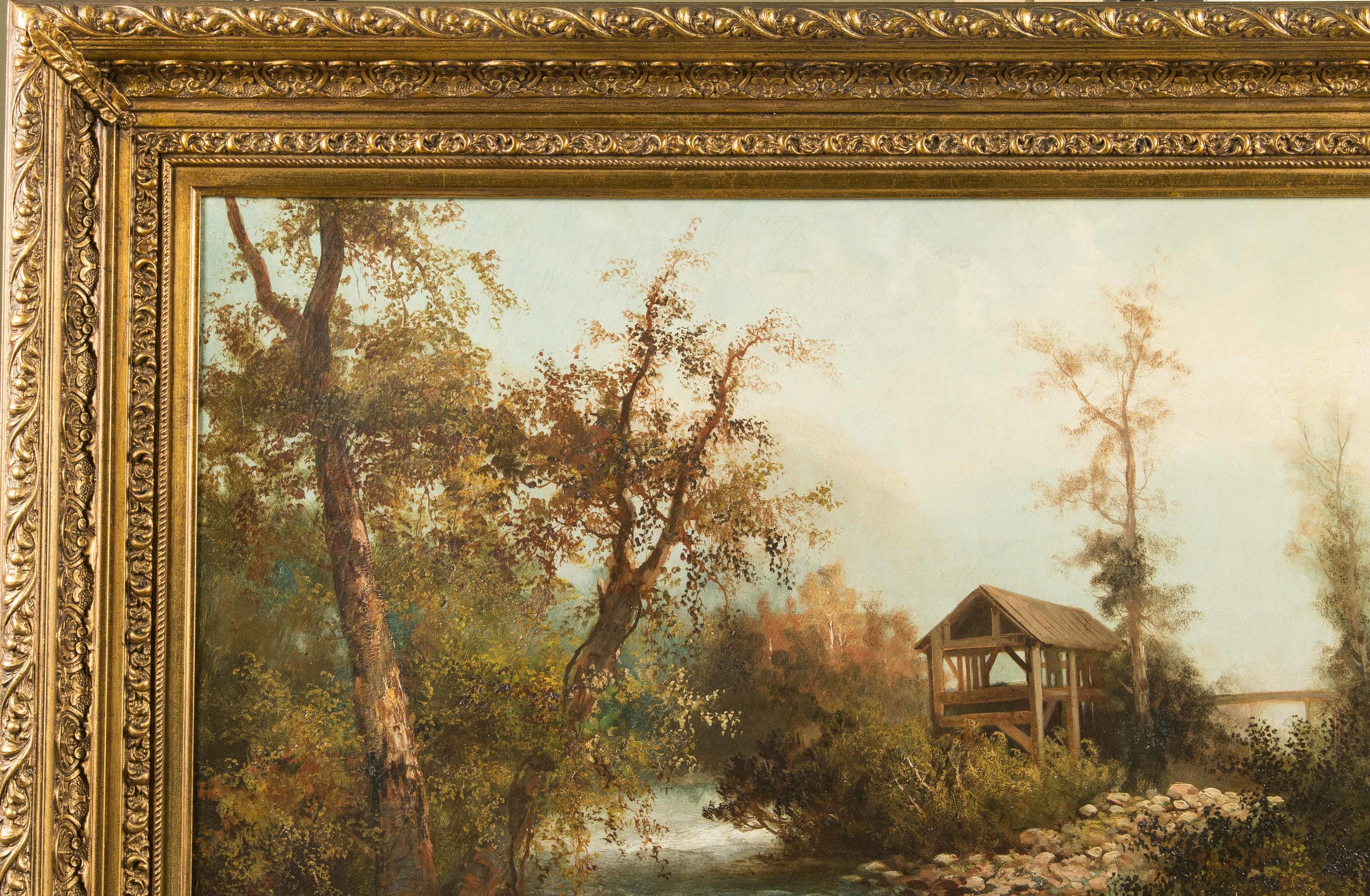 Landscape Painting, attrib. Toby Rosenthal | Witherell's Auction House