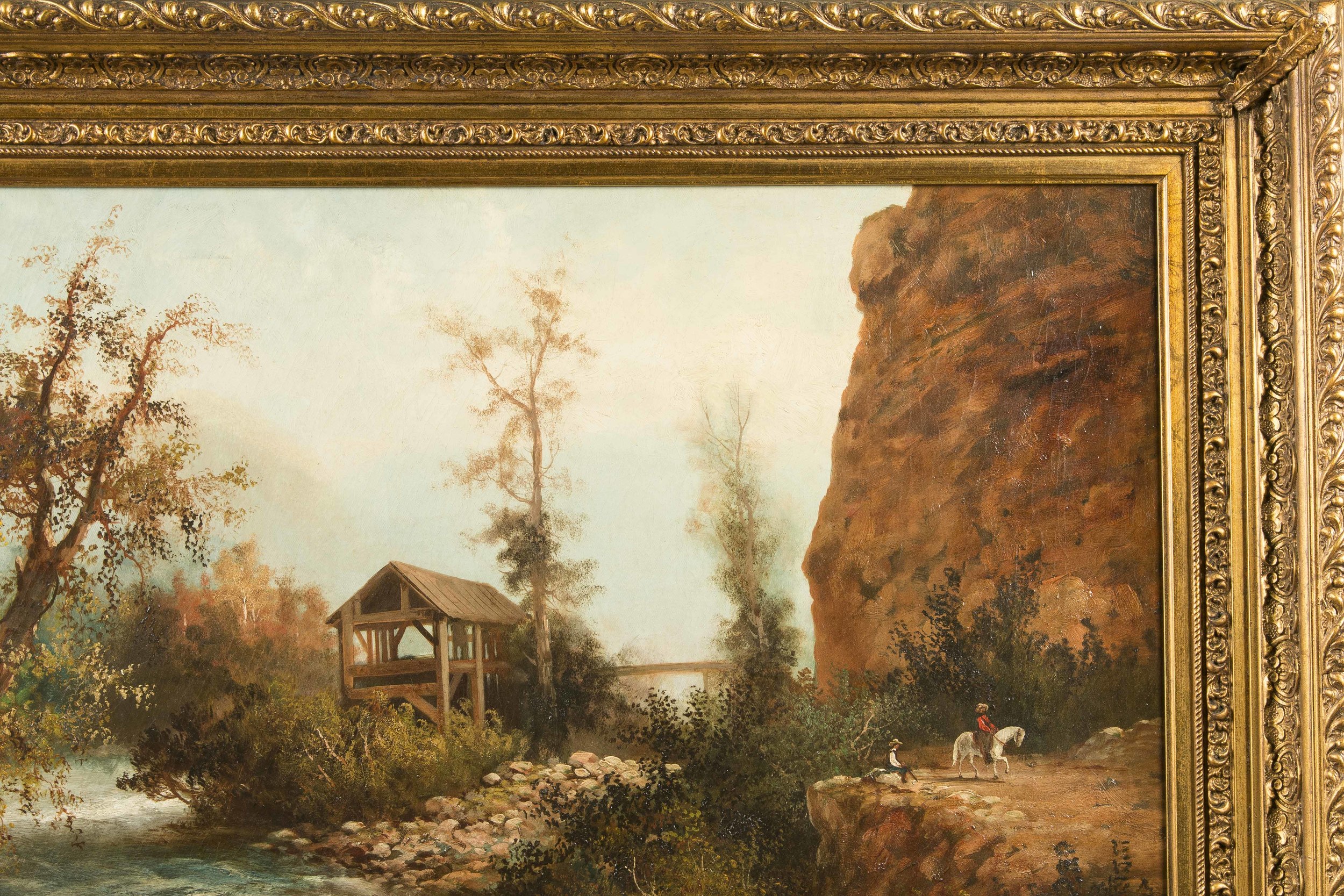 Landscape Painting, attrib. Toby Rosenthal | Witherell's Auction House