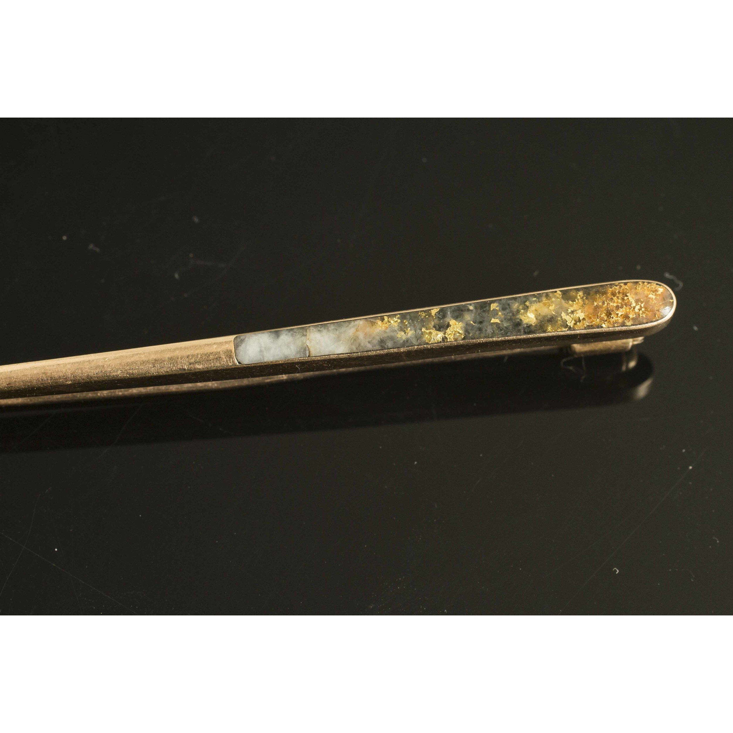 Gold Quartz Pin | Witherell's Auction House