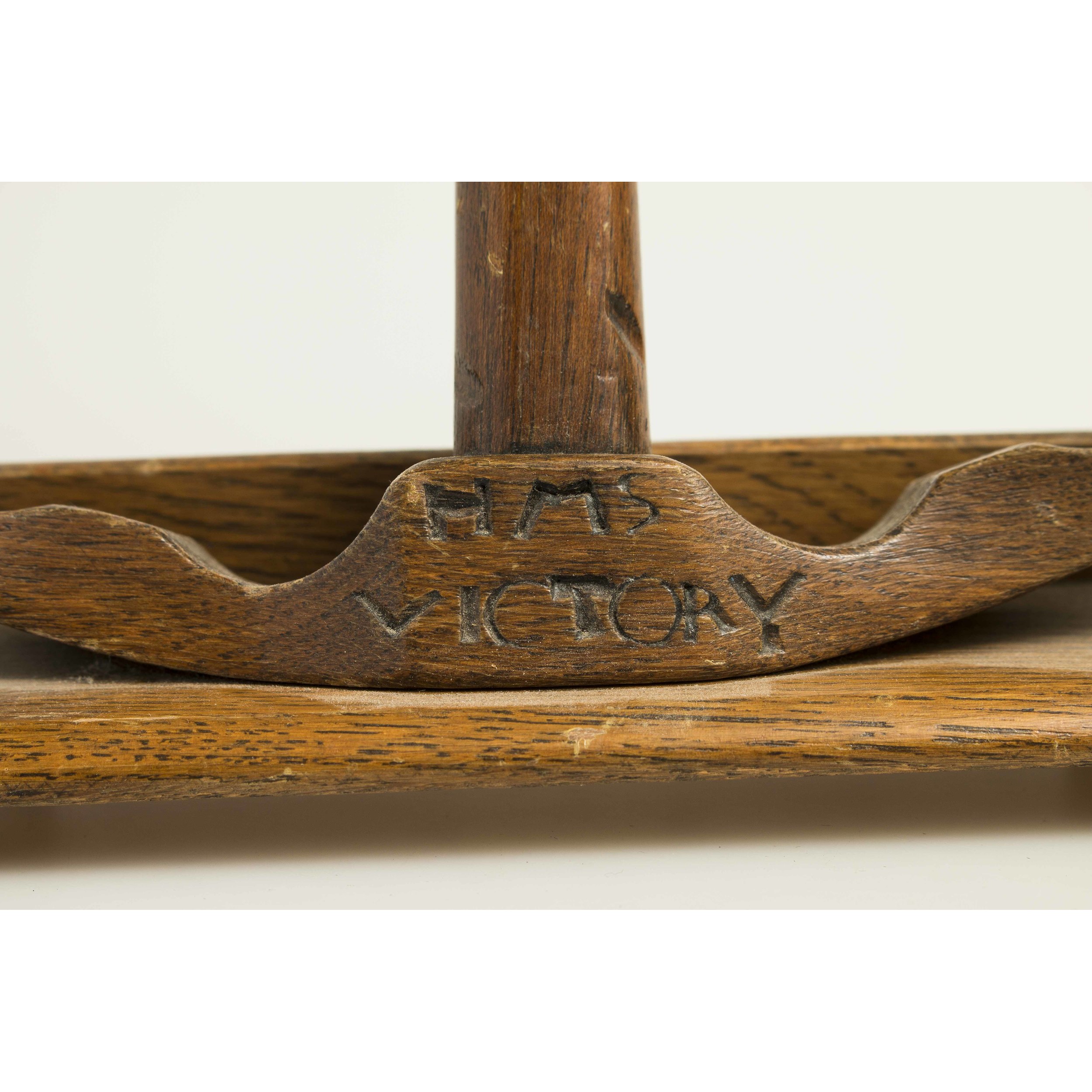 Antique Pipe Rack Made of Oak & Copper from HMS Victory | Witherell's ...