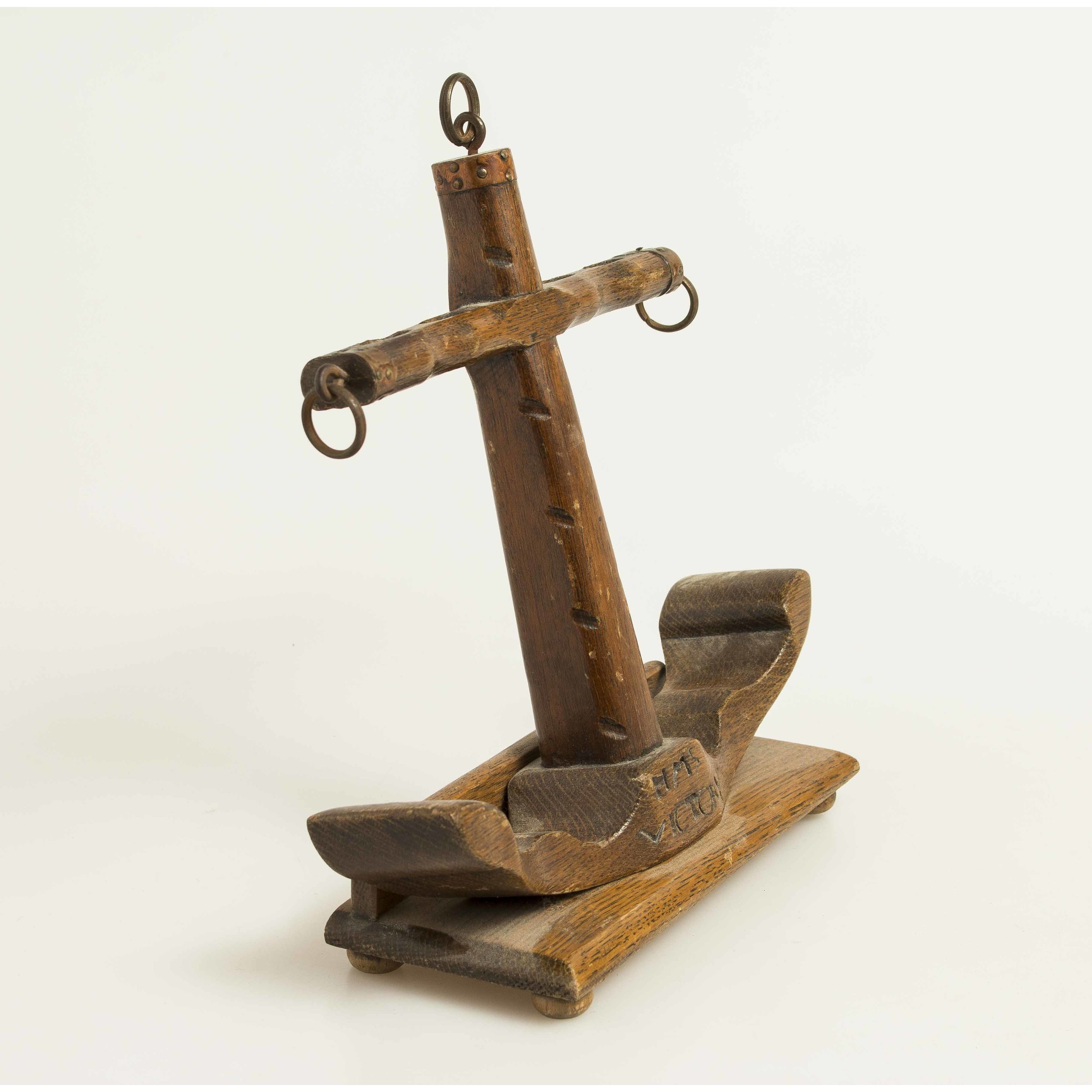 Antique Pipe Rack Made of Oak & Copper from HMS Victory | Witherell's ...