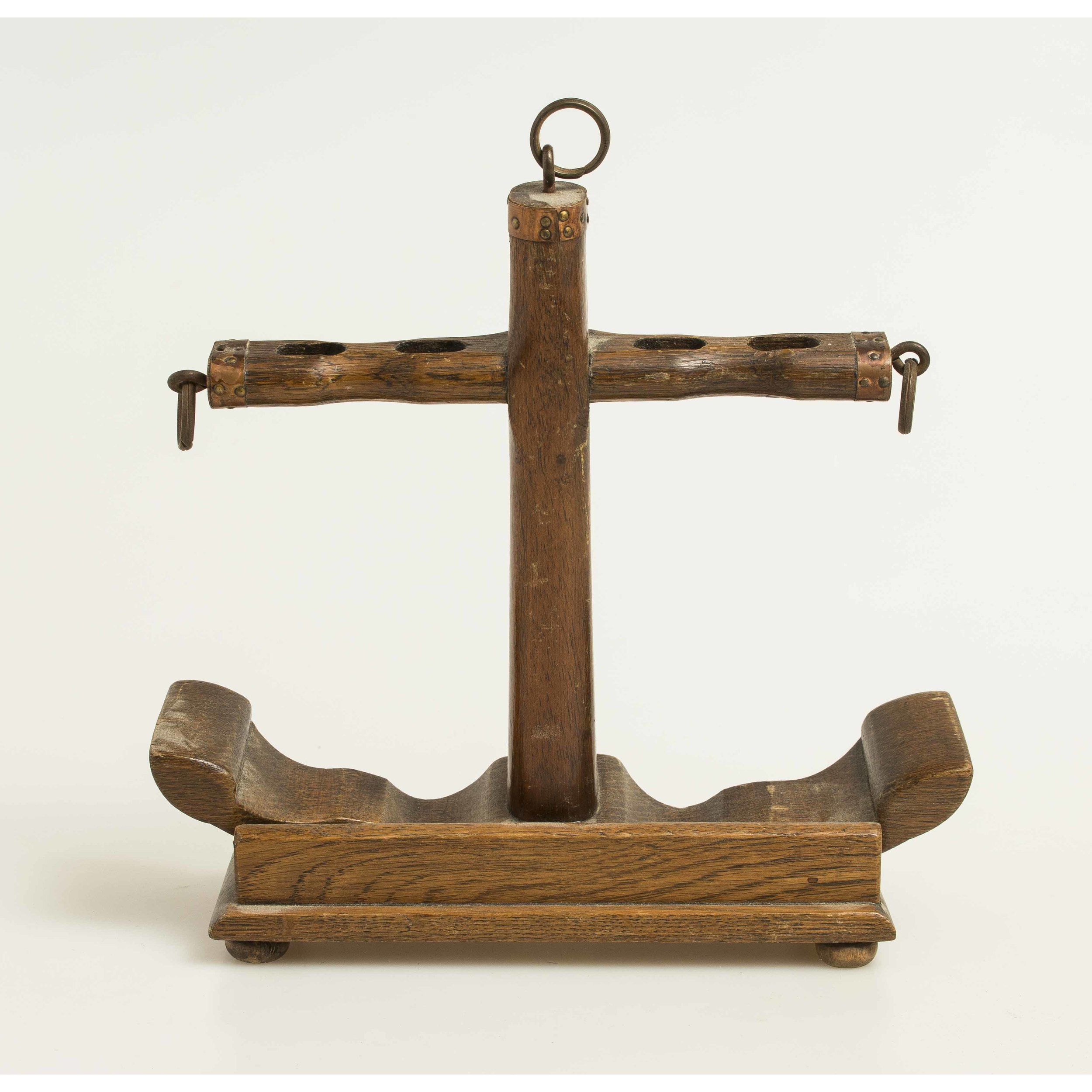 Antique Pipe Rack Made of Oak & Copper from HMS Victory | Witherell's ...