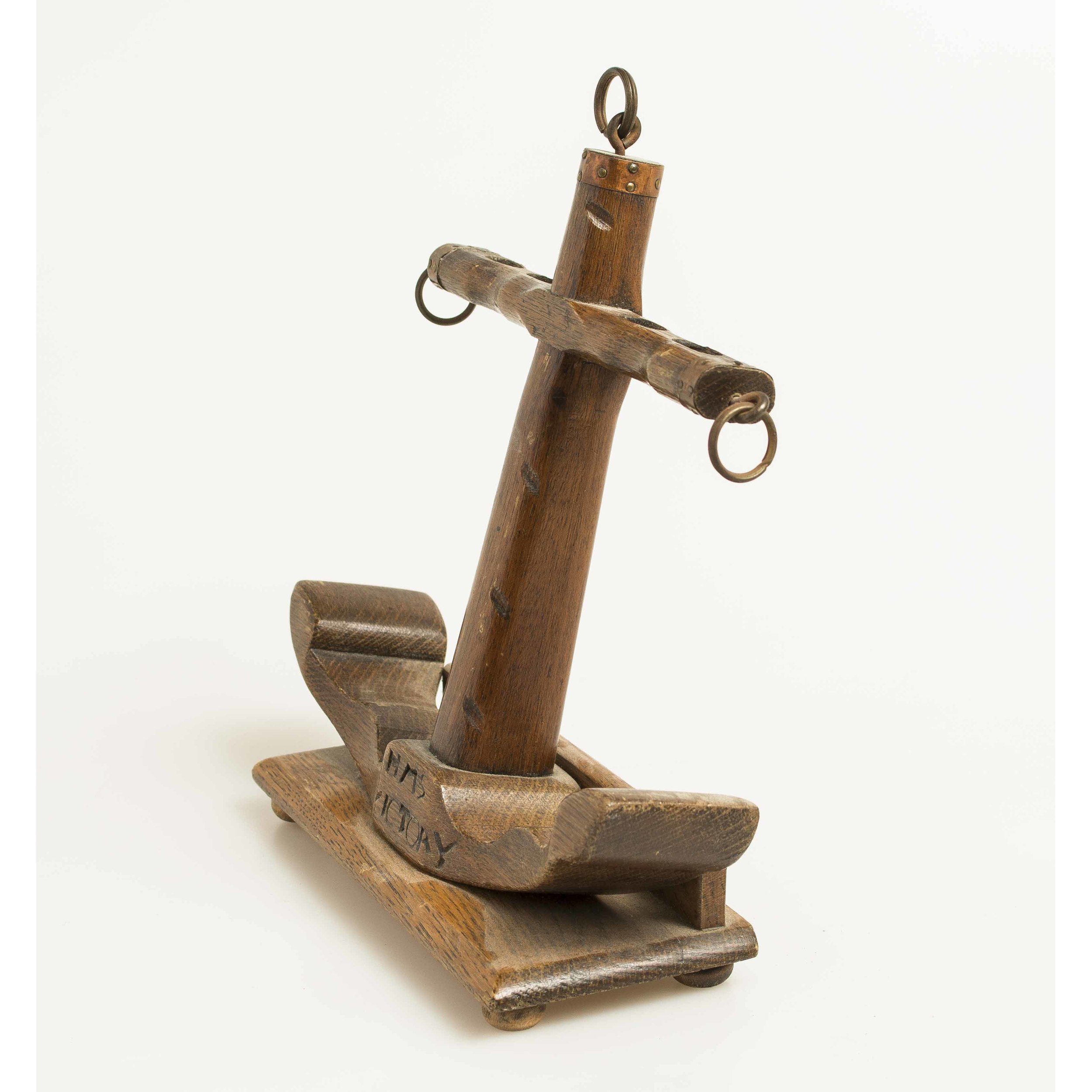 Antique Pipe Rack Made of Oak & Copper from HMS Victory | Witherell's ...