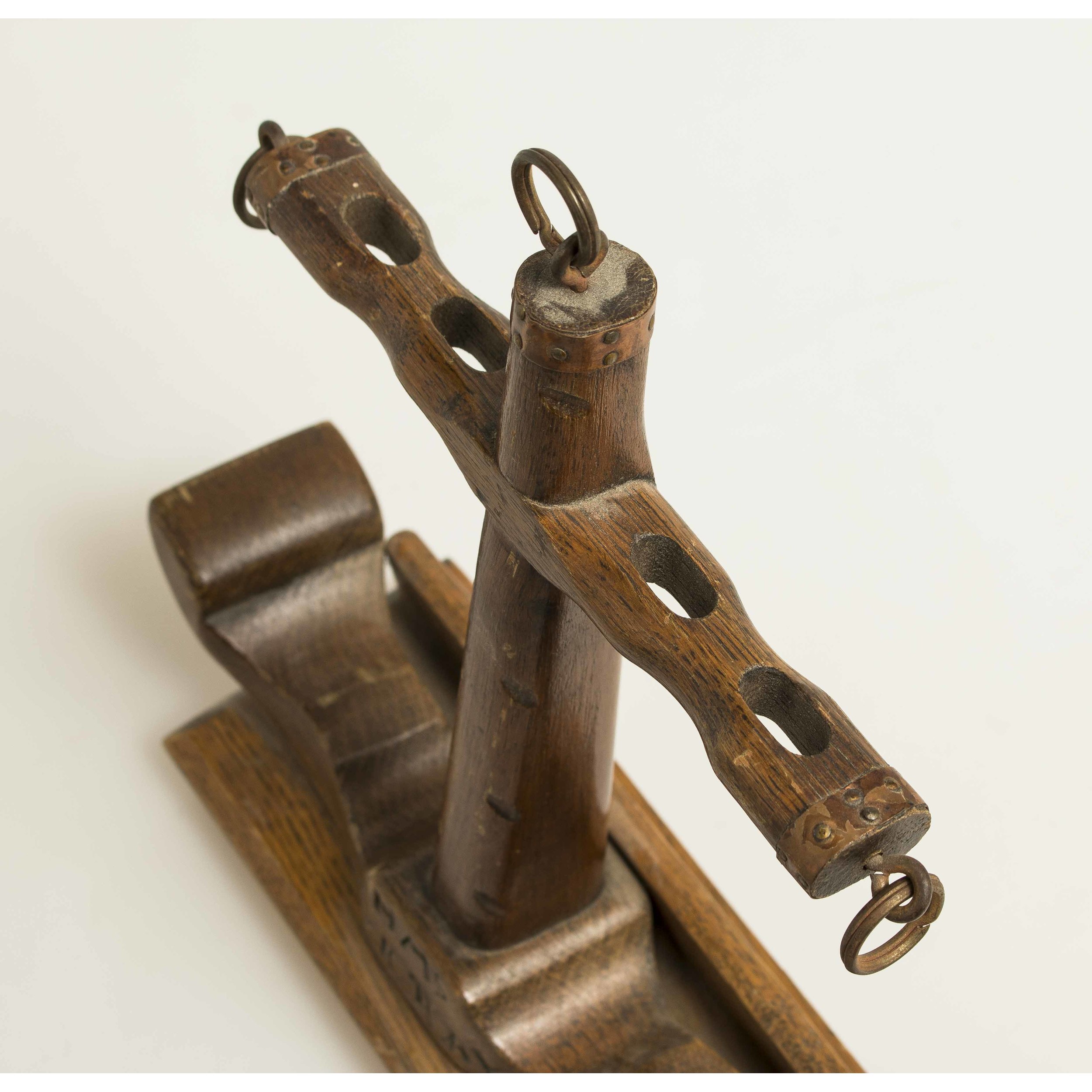 Antique Pipe Rack Made of Oak & Copper from HMS Victory | Witherell's ...