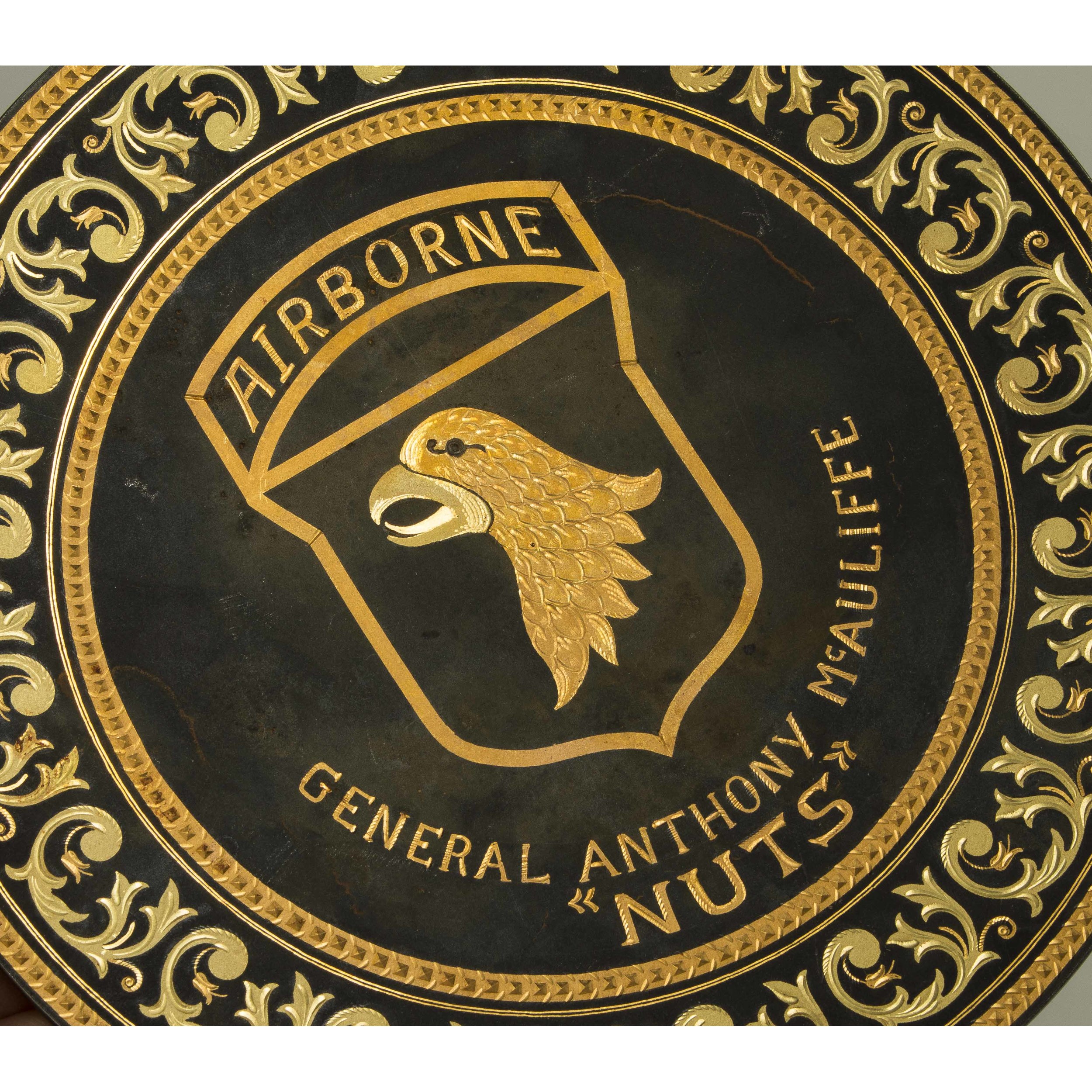 General Anthony McAuliffe 101st Airborne Crest, | Witherell's Auction House