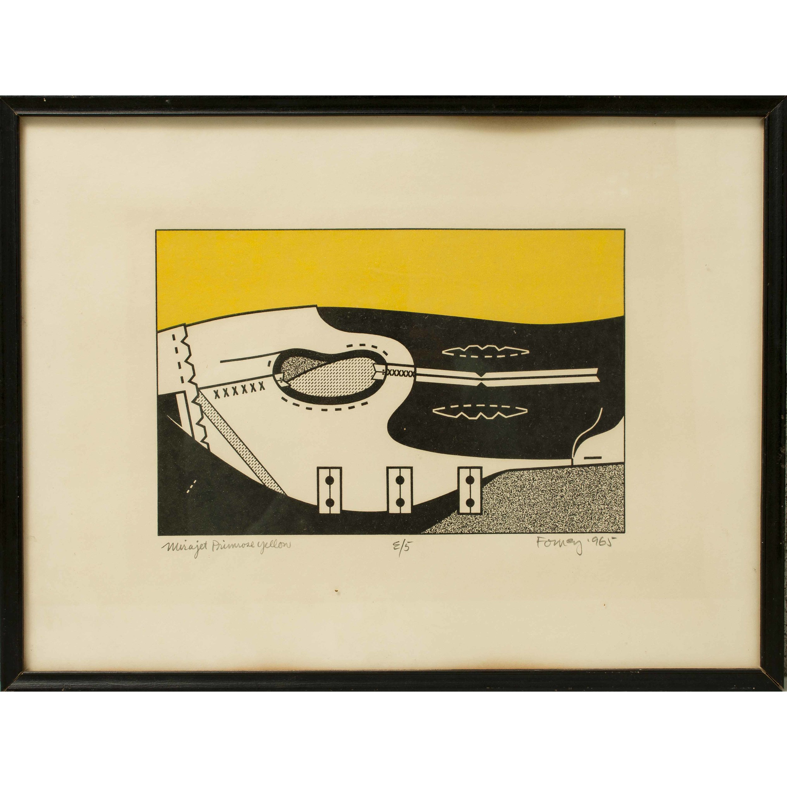 Darrell Forney (California, 1933-2001) Block Print | Witherell's ...