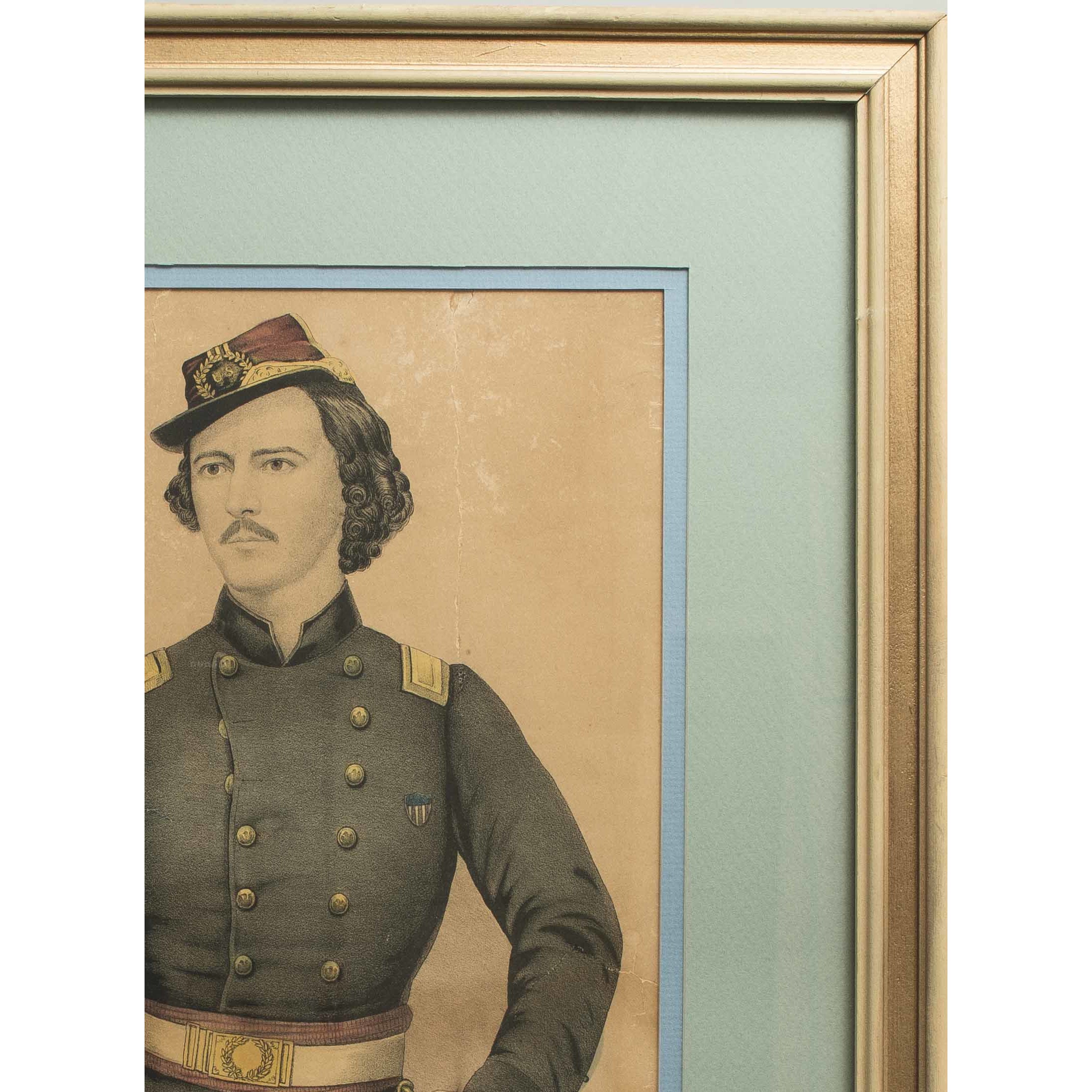 Colored Lithograph of Colonel Elmer Ellsworth | Witherell's Auction House