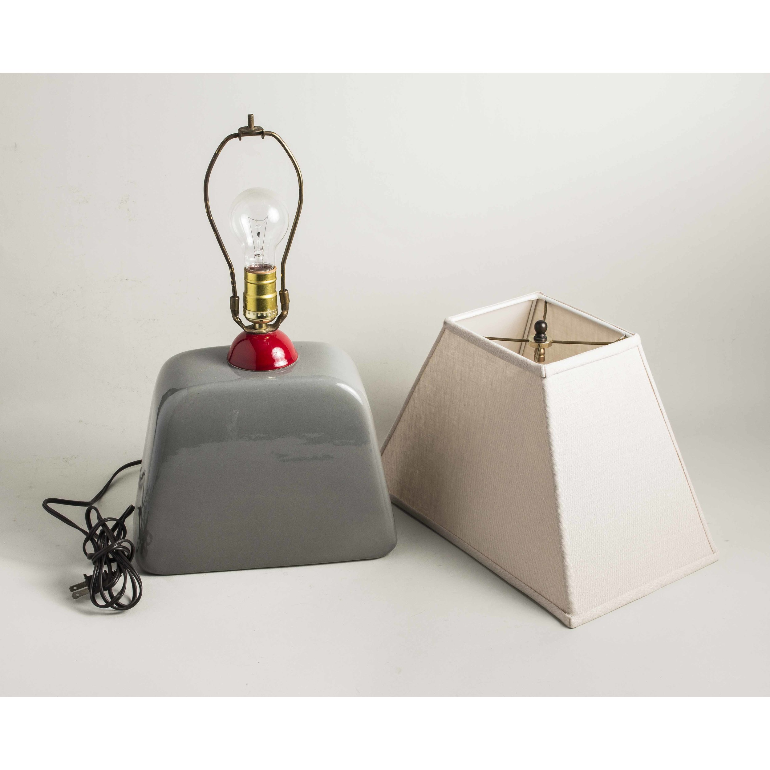 Studio Art Pottery Table Lamp & Shade | Witherell's Auction House