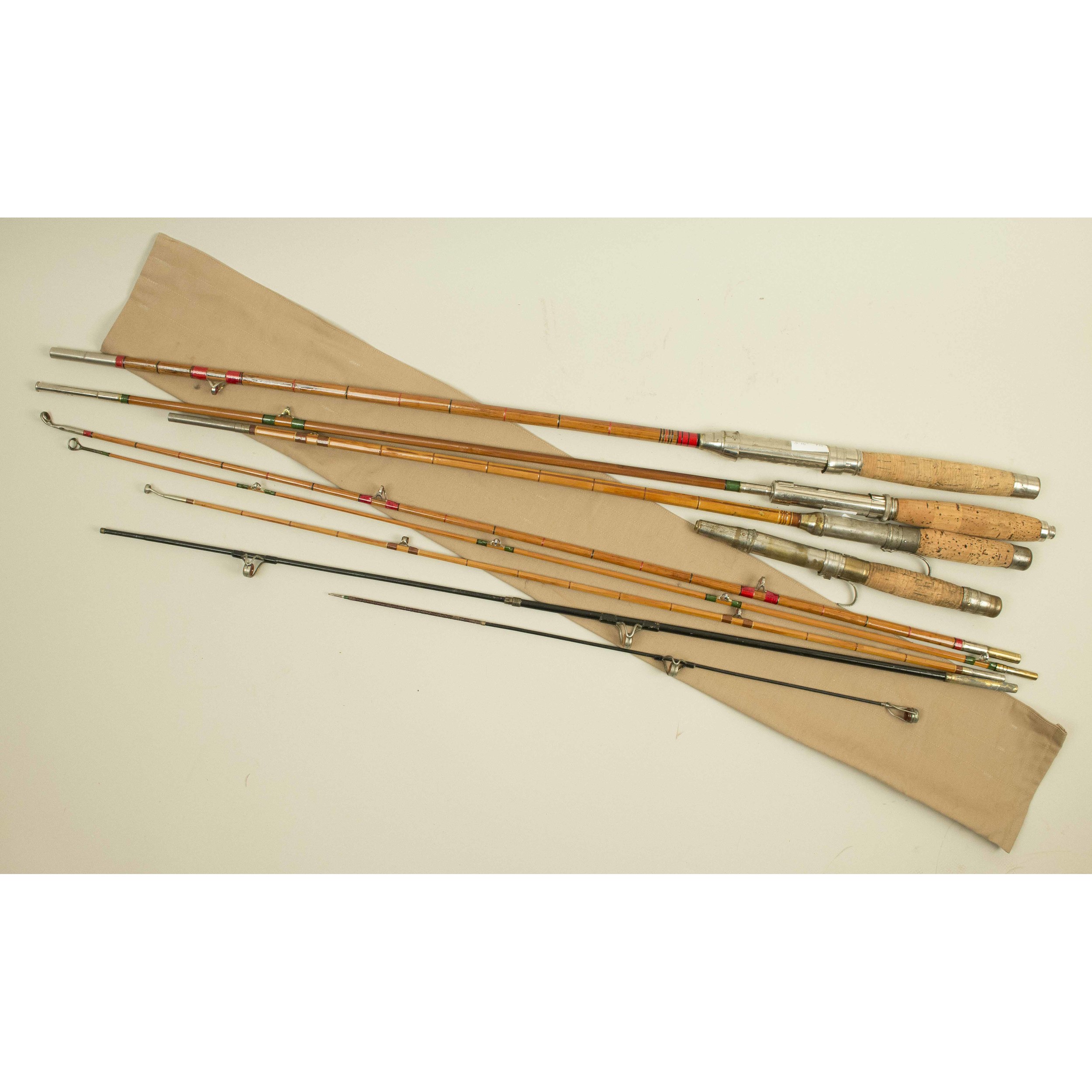 4 Vintage Spinning Rods | Witherell's Auction House