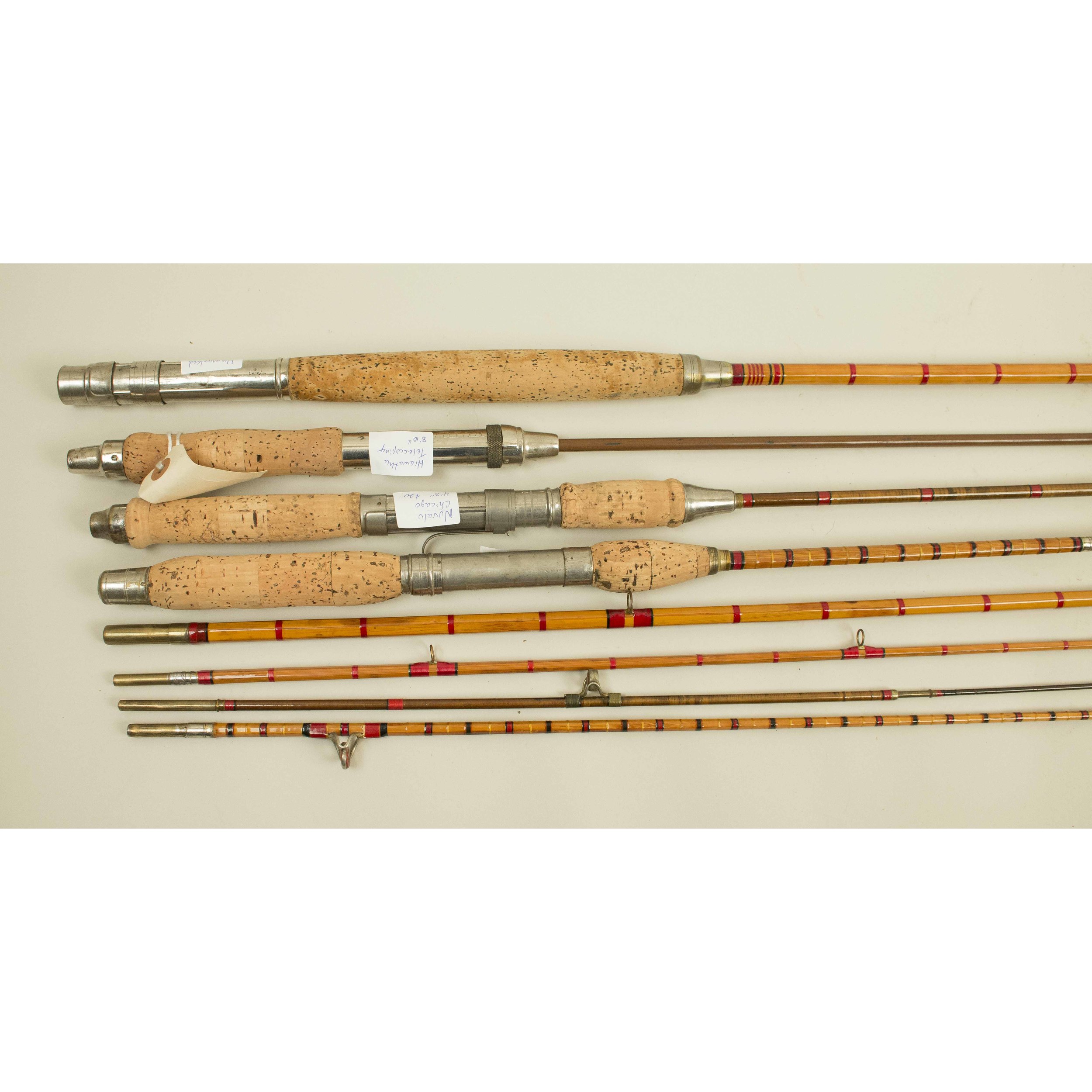 5 Vintage Spinning Rods | Witherell's Auction House