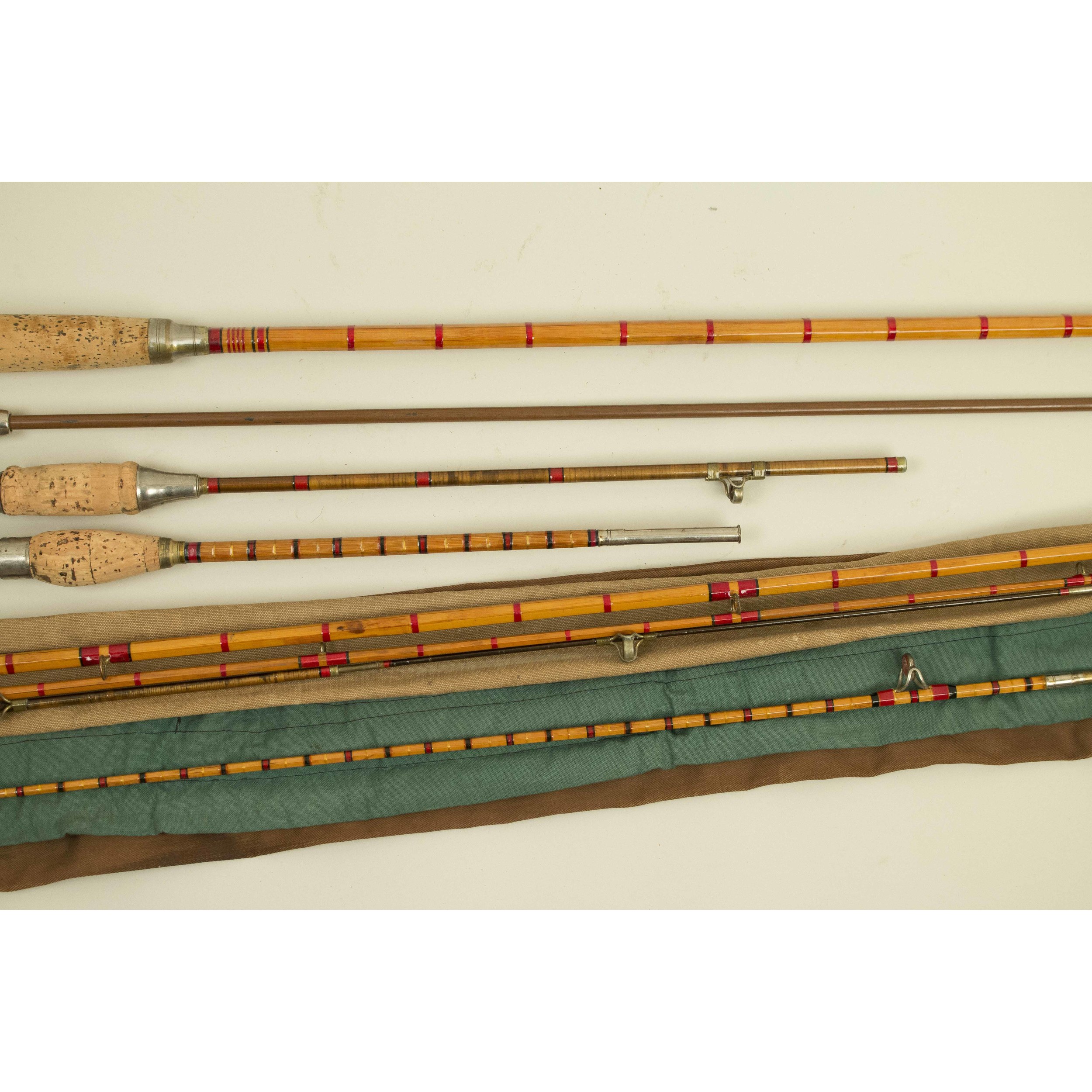 5 Vintage Spinning Rods | Witherell's Auction House
