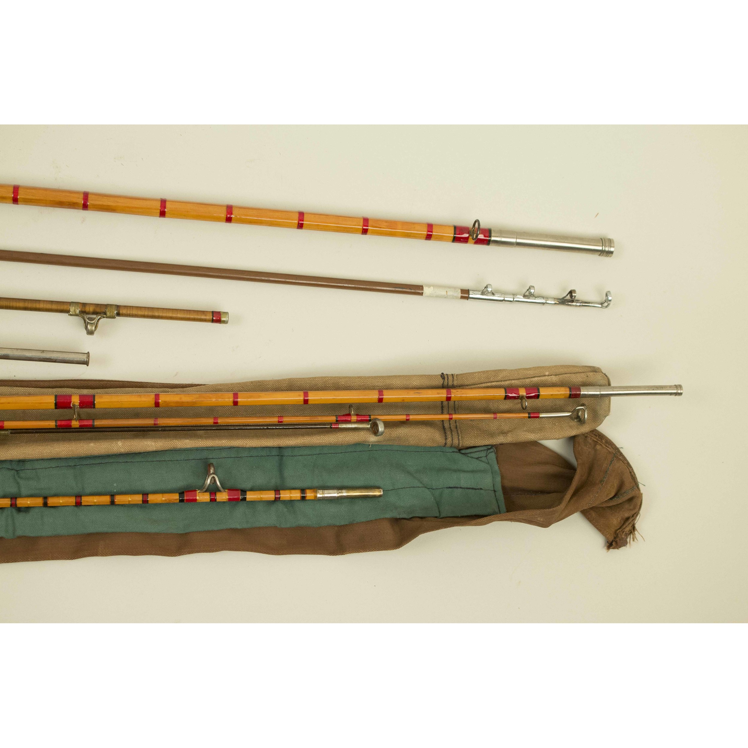 5 Vintage Spinning Rods | Witherell's Auction House