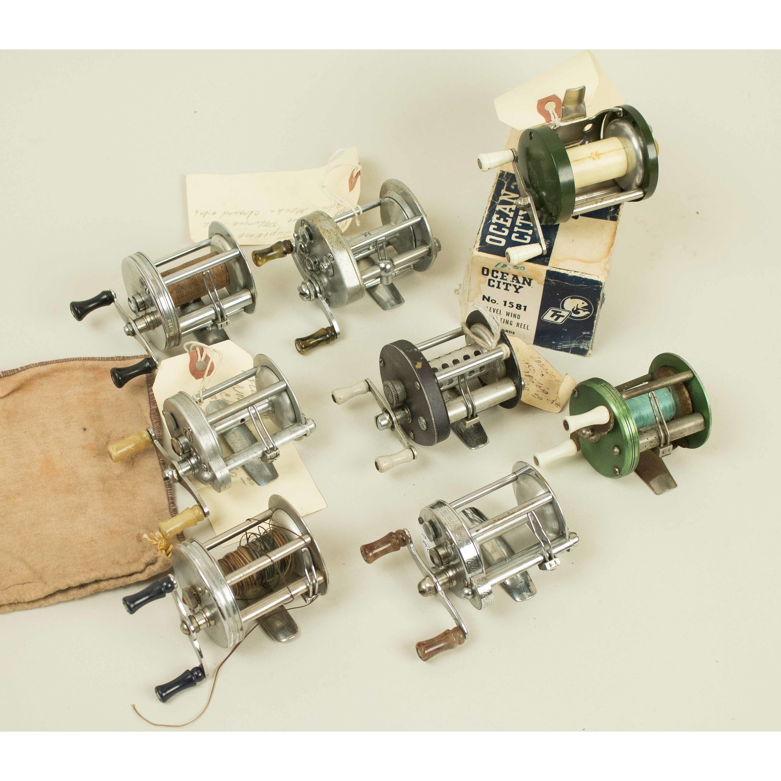 8 Vintage Fishing Reels | Witherell's Auction House