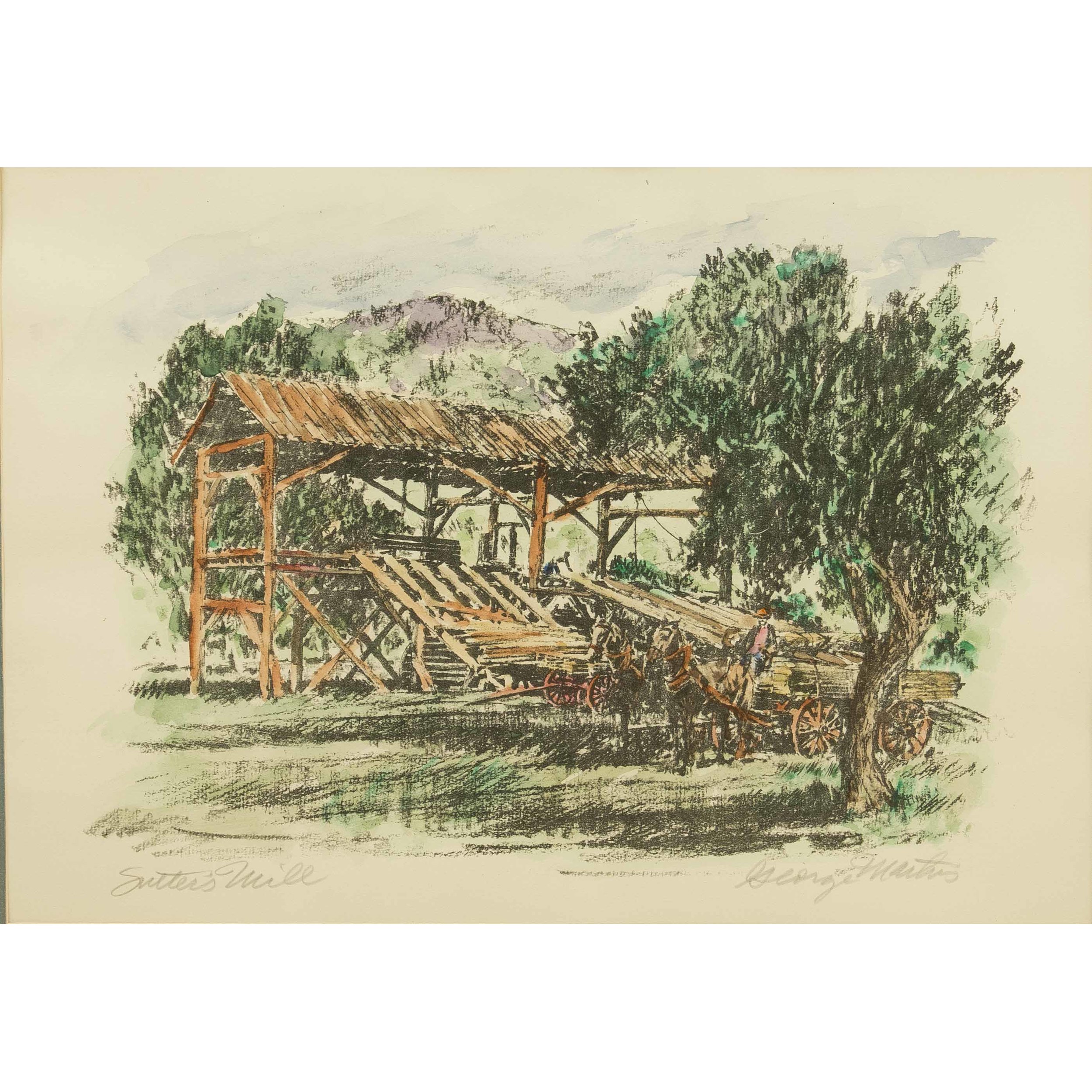 Four George Mathis Prints | Witherell's Auction House