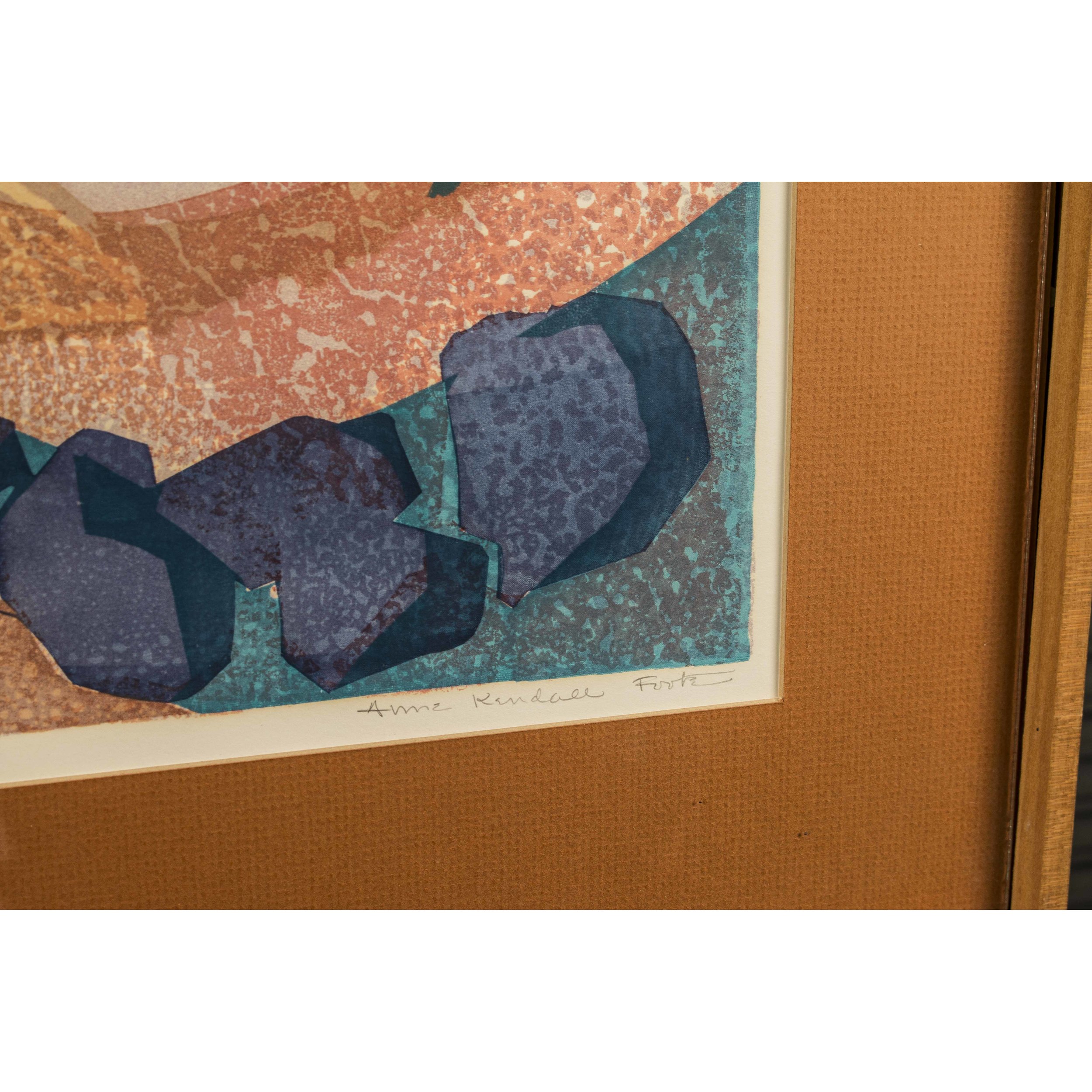 Anne K. Foote Screenprint Diptych | Witherell's Auction House