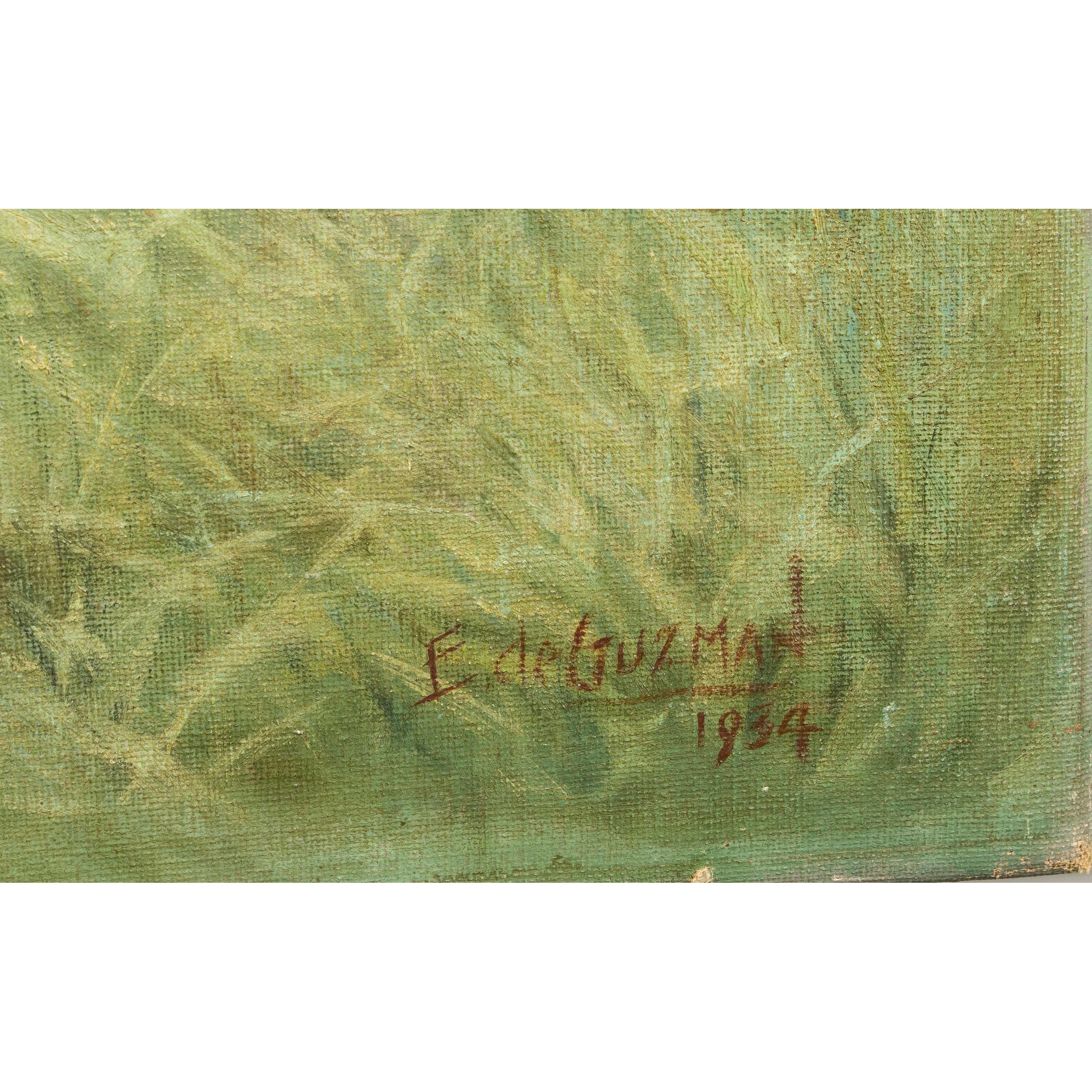 E. de Guzman Painting | Witherell's Auction House