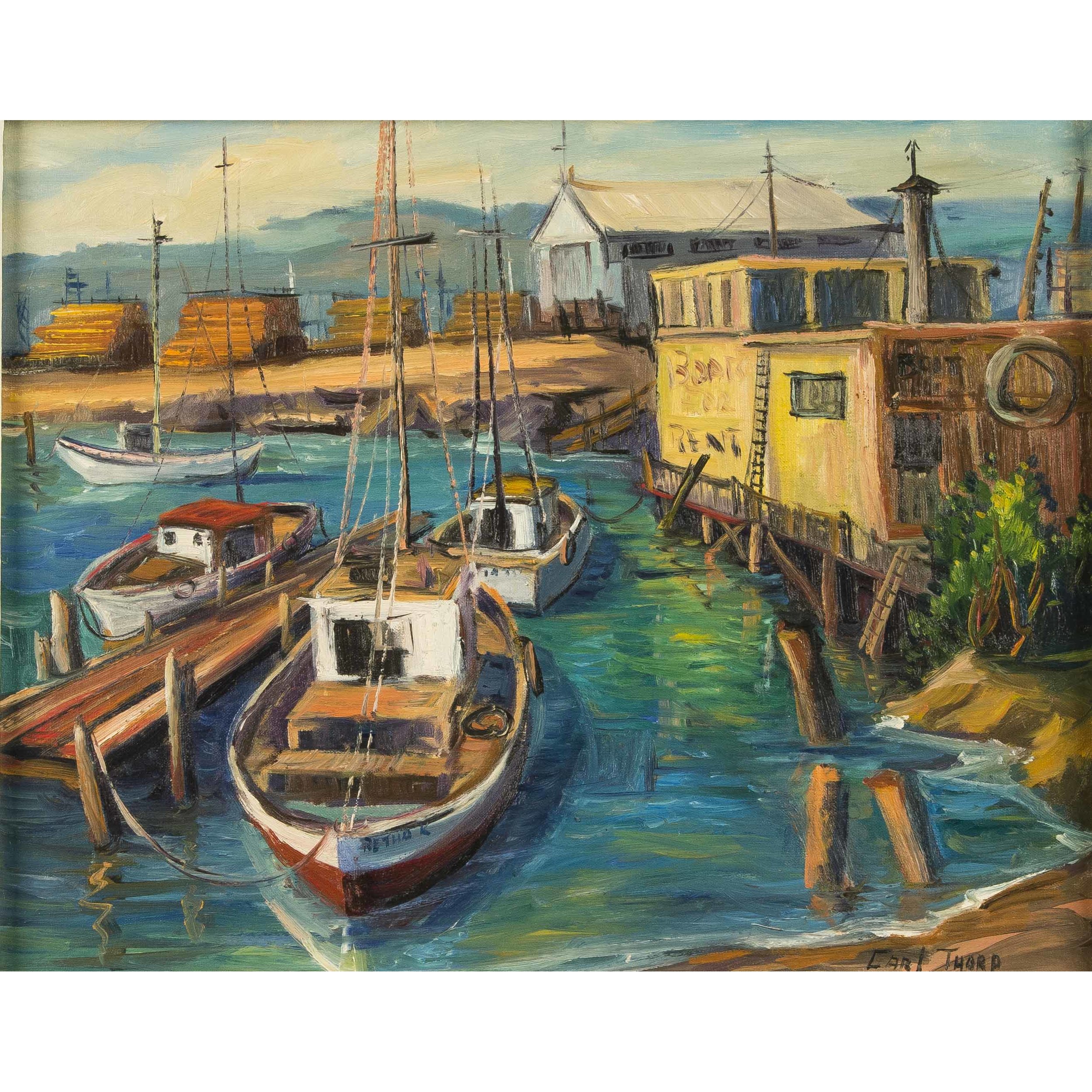 Carl Thorp Painting | Witherell's Auction House