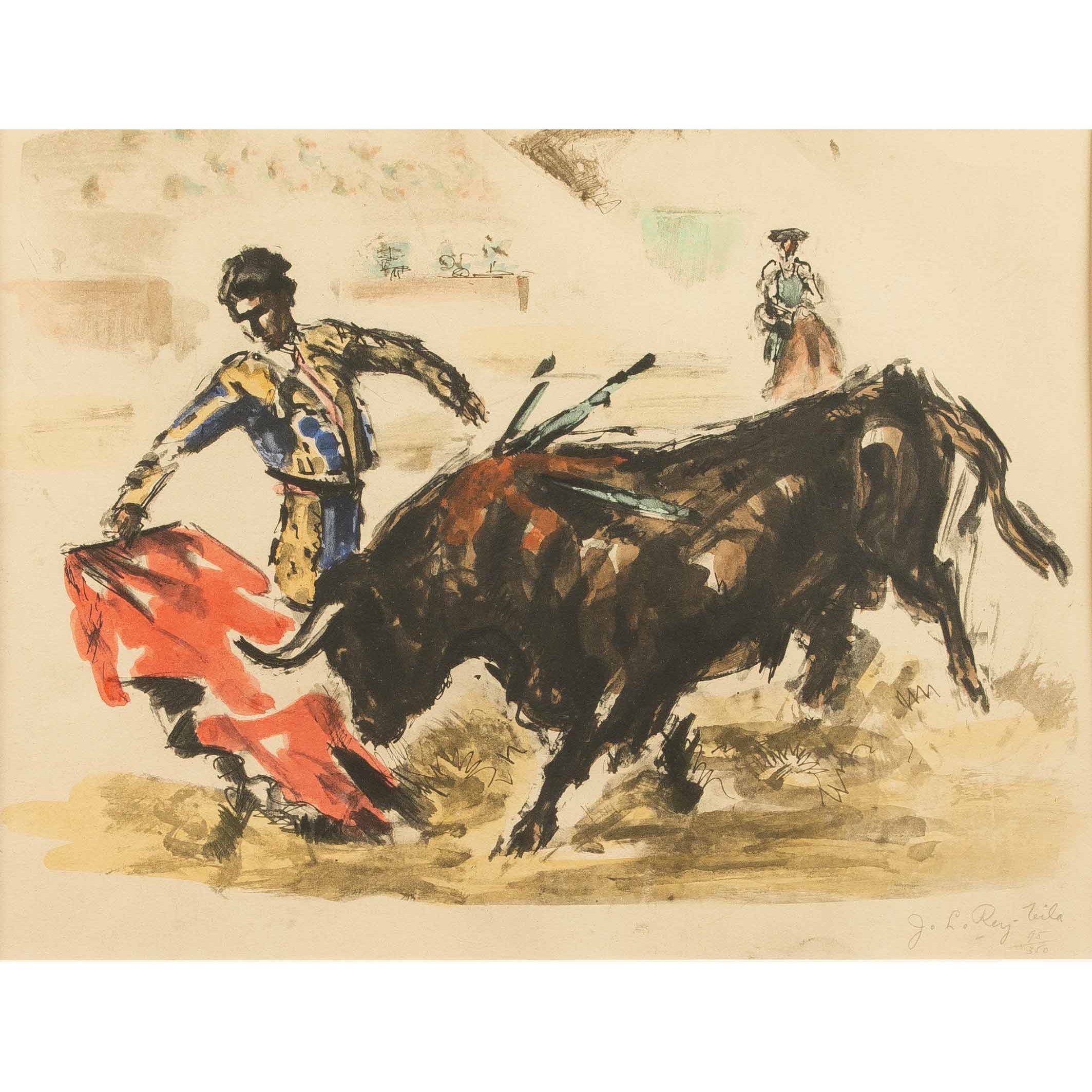 Bullfighter Lithograph | Witherell's Auction House