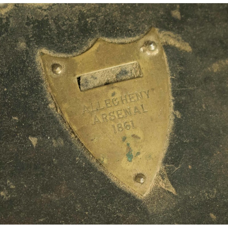 Civil War Era Trunk Inscribed "Allegheny Arsenal, 1861" | Witherell's ...