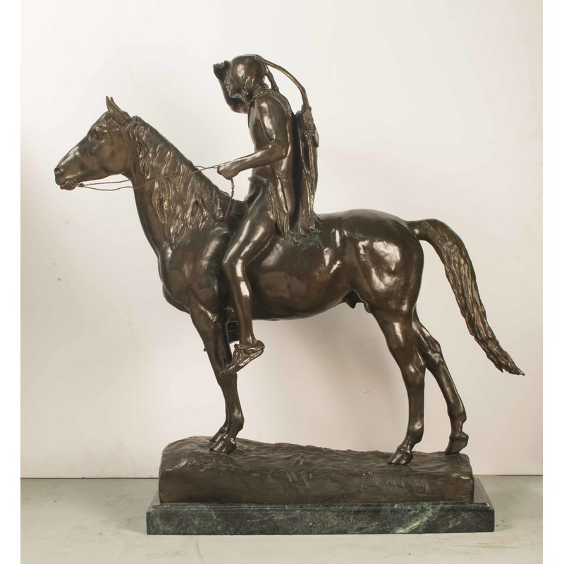 Cyrus Dallin (1861-1944) Bronze "The Scout" | Witherell's Auction House