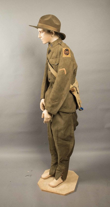 4 US WWI Uniforms, Hats, Webbed Gear, | Witherell's Auction House