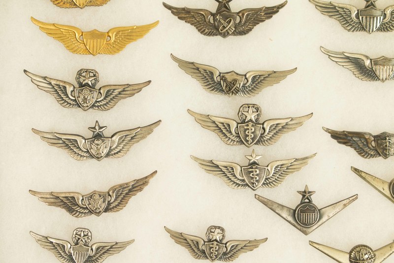 US Army, ROTC, and Calif. National Guard Wings and Badges | Witherell's ...