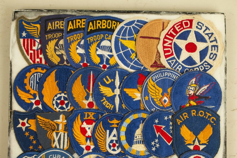 USAAC & USAF Patches, Badges, and Insignia in 5 Frames | Witherell's ...