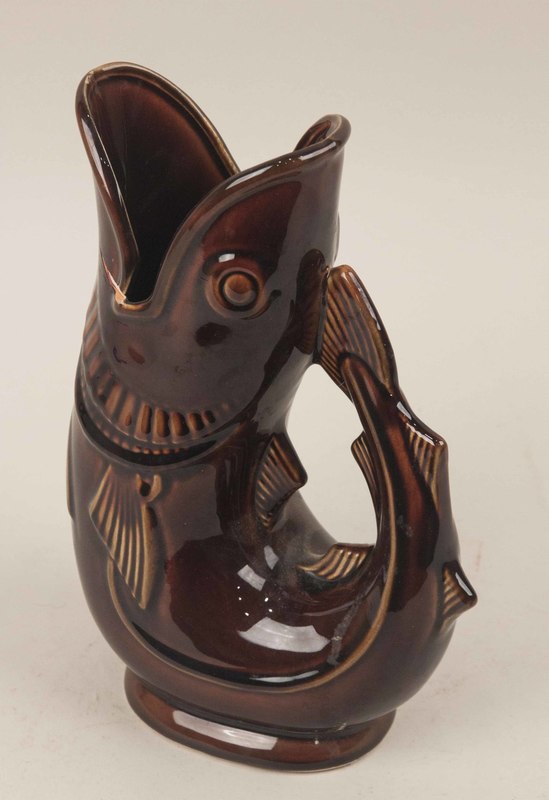 Gurgling Cod Ceramic Pitcher | Witherell's Auction House