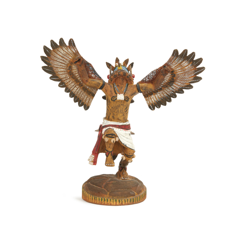 Hopi Eagle Kachina "Kwahu", Attrib. Danny Lanza Behnimptewa | Witherell ...