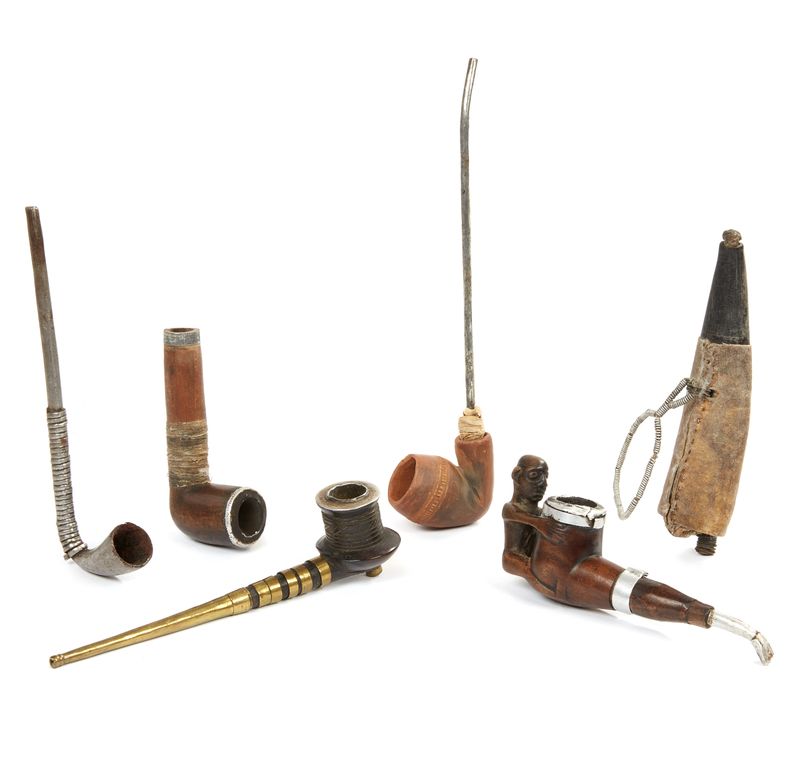 East African Pipe, Yaka (DRC) Pipe, Kenya Snuff Container, Cameroon ...