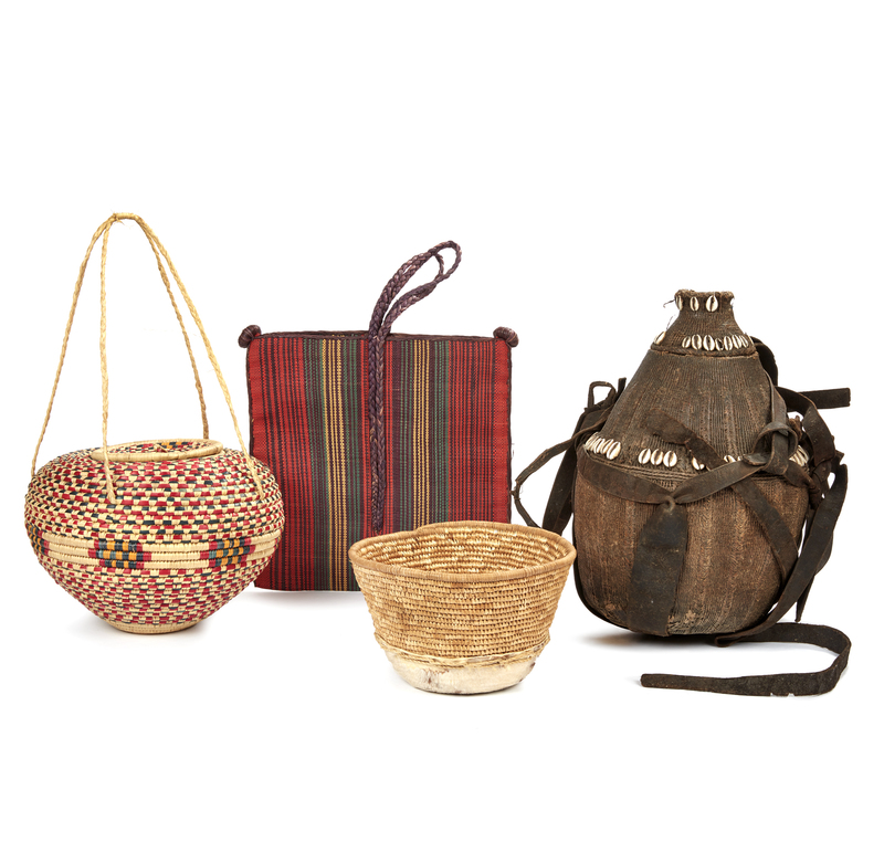 Abagusii Kisii Kenya “Ekei” Basket, Bamun Tikar, Cameroon Man's Bag ...