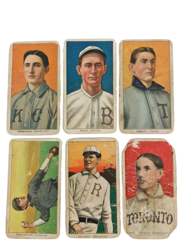 Six 1909-1911 Sweet Caporal Baseball Cards | Witherell's Auction House