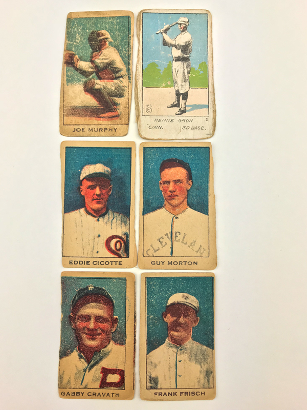 Six 1920 W519 and 1921 W516 2-2 Baseball Cards | Witherell's Auction House