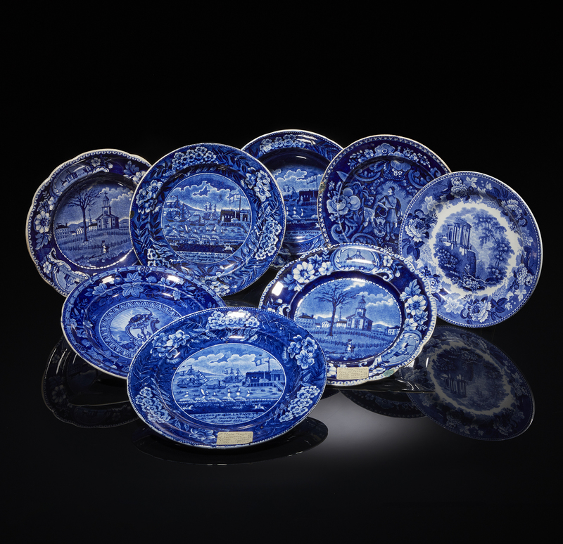 Ralph & James Clews Staffordshire Plates & Bowls | Witherell's Auction ...