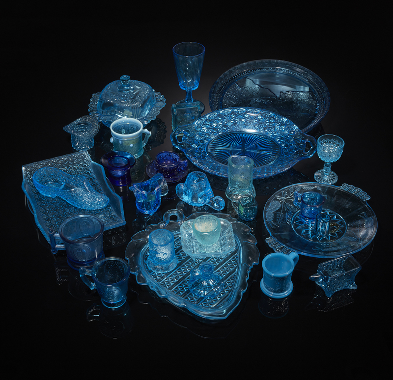 Assorted Blue Glassware | Witherell's Auction House