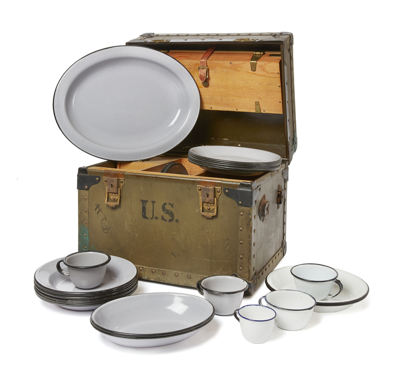 U.S. Army Officers' Field Mess Canteen Set, c. 1941 | Witherell's ...