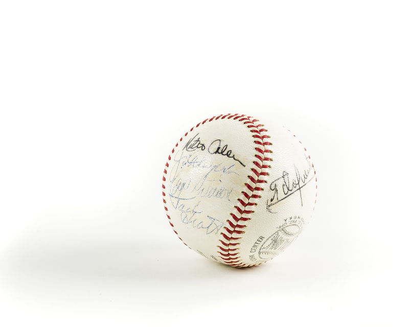 Signed Spalding Baseball | Witherell's Auction House