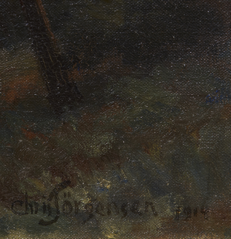 Christian Jorgensen (1860-1935) Painting | Witherell's Auction House
