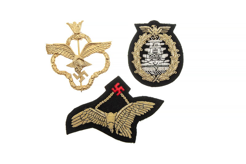 Collection of Third Reich Flying badges, mostly reproduction ...