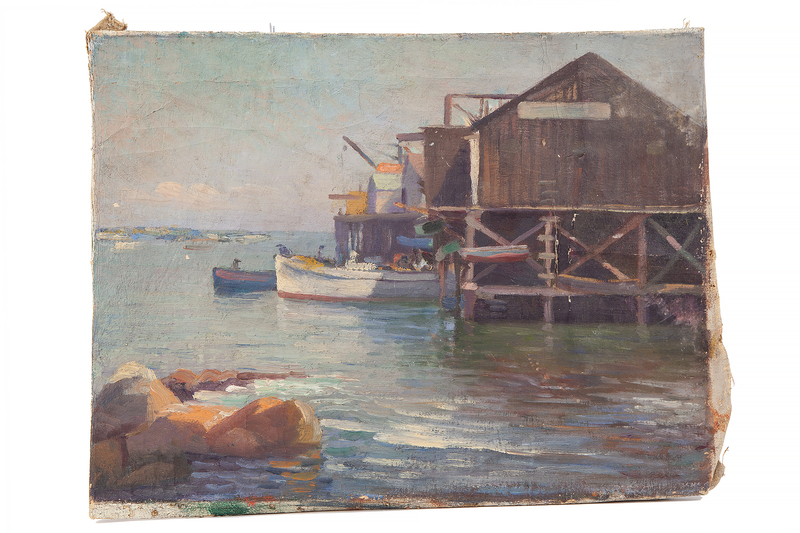 William Gerard Barry (1864-1941) Paintings of Central California Coast ...