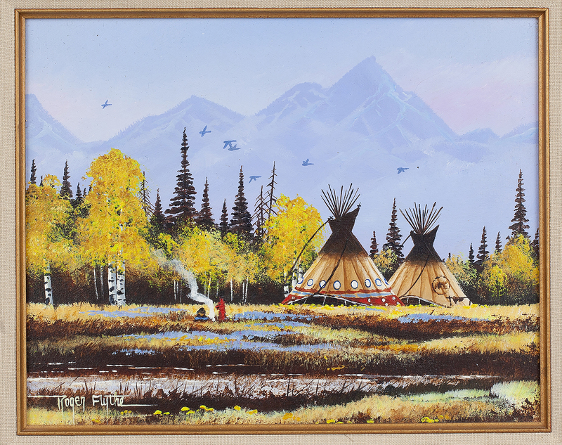 Acrylic Painting, Roger Flythe (20th century) | Witherell's Auction House