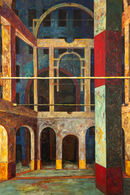 Painting, attributed to Richard Whitten | Witherell's Auction House