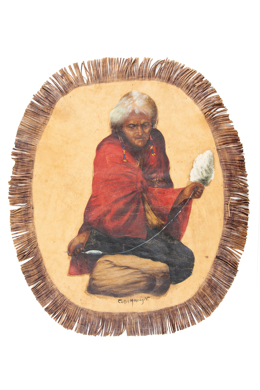 Two Carlos Moncayo Leather Paintings | Witherell's Auction House